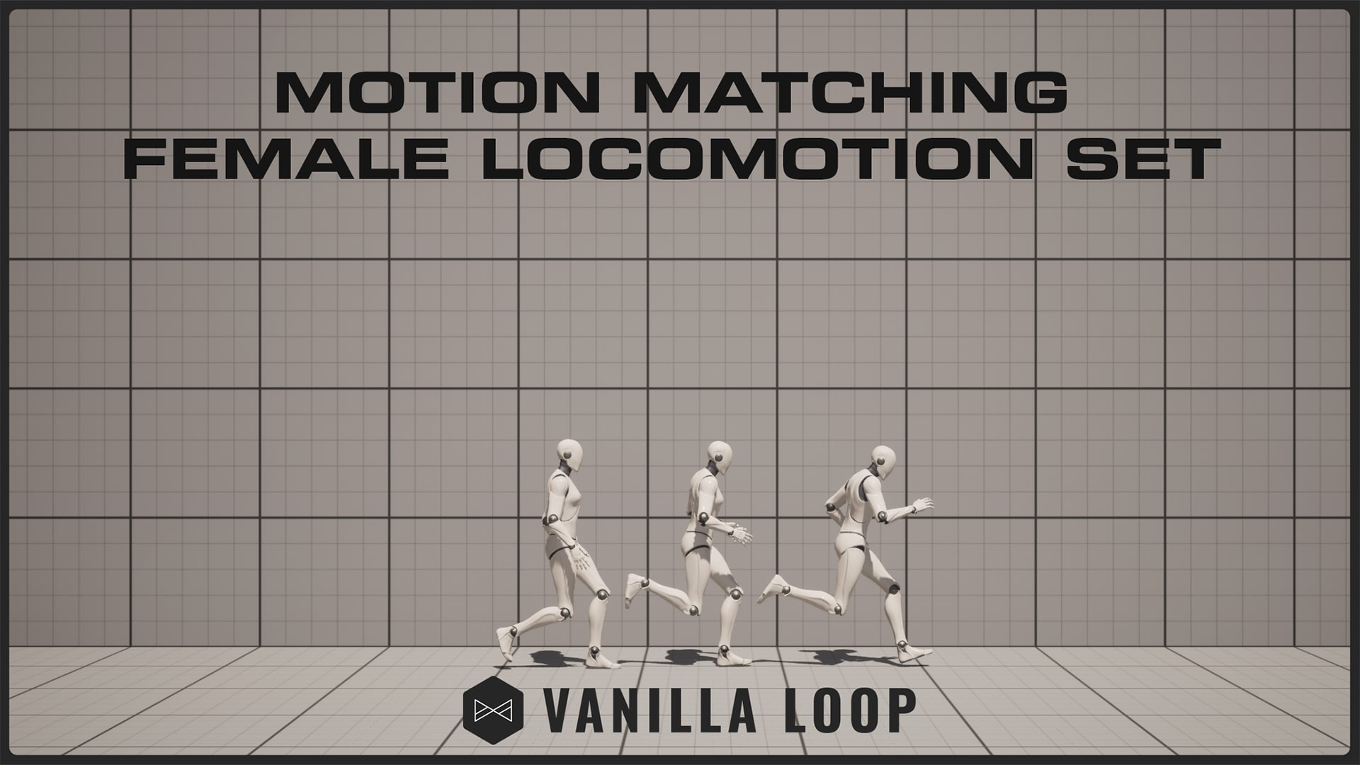 Motion Matching Female Locomotion Set Asset Cloud