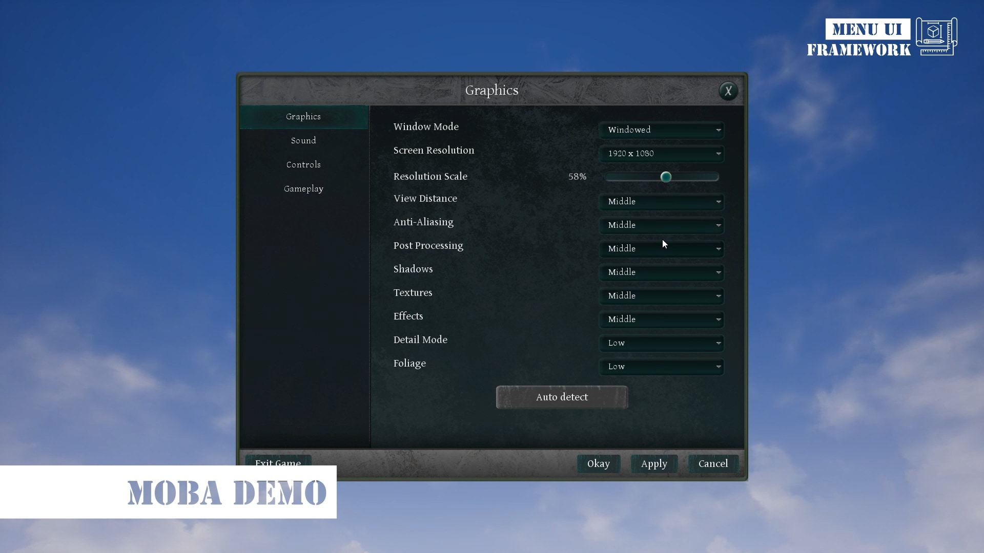 Menu UI Framework in Blueprints - UE Marketplace