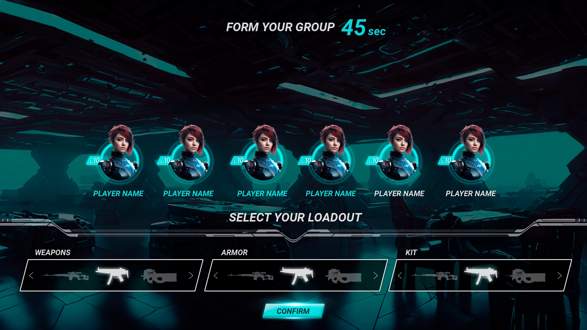 Modus UI Futuristic FPS UI Theme in 2D Assets - UE Marketplace