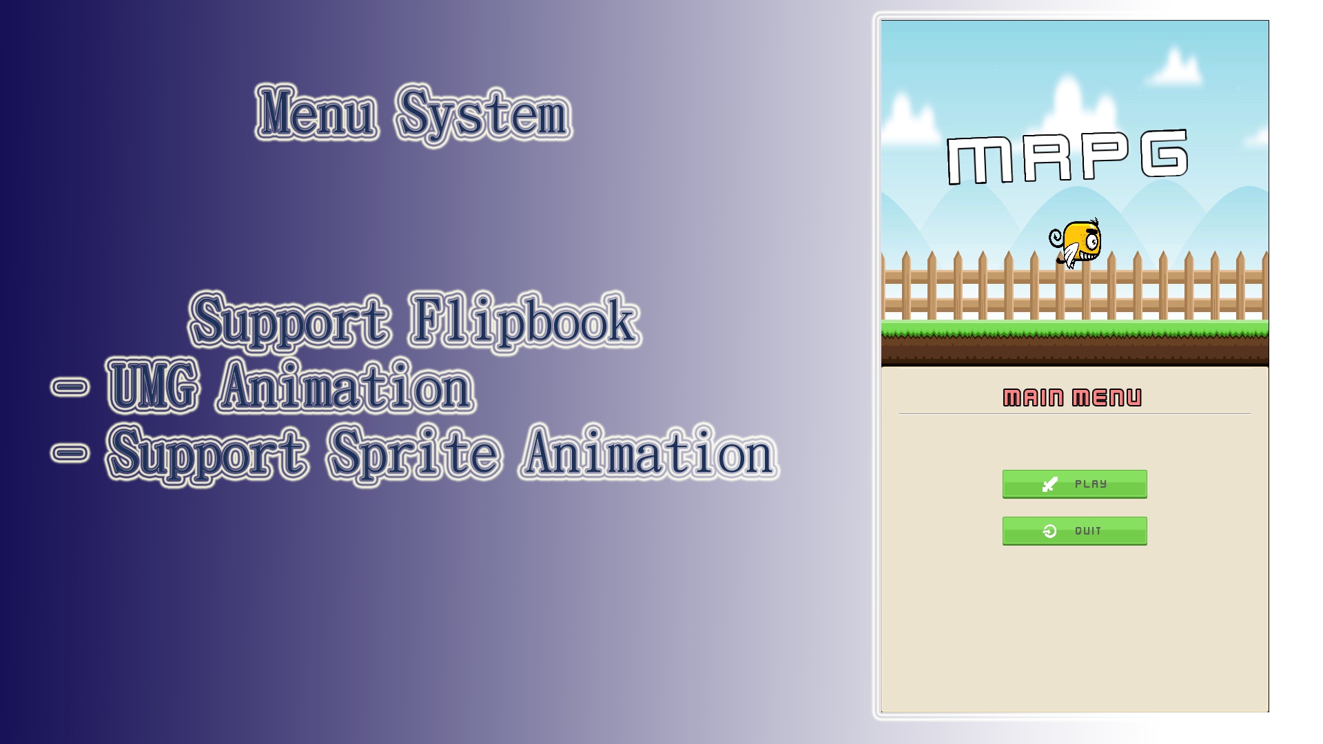 在蓝图创建的MRPG Template - 虚幻引擎商城