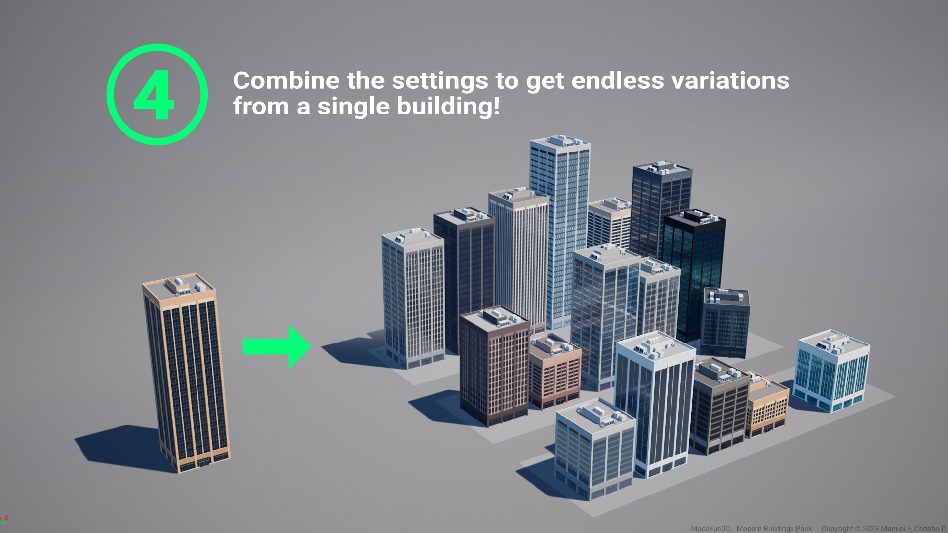 Modern Buildings Pack, 카테고리 소품 - UE 마켓플레이스