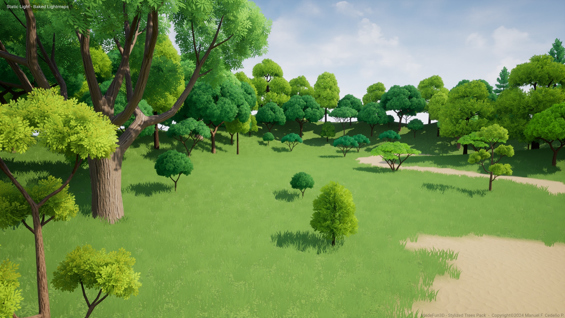 Stylized Trees Pack in Props - UE Marketplace