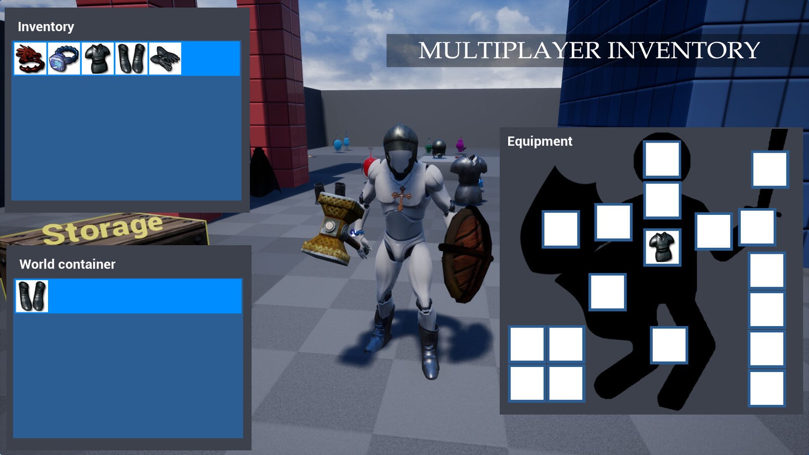 Multiplayer Rpg Inventory System In Blueprints Ue Marketplace 