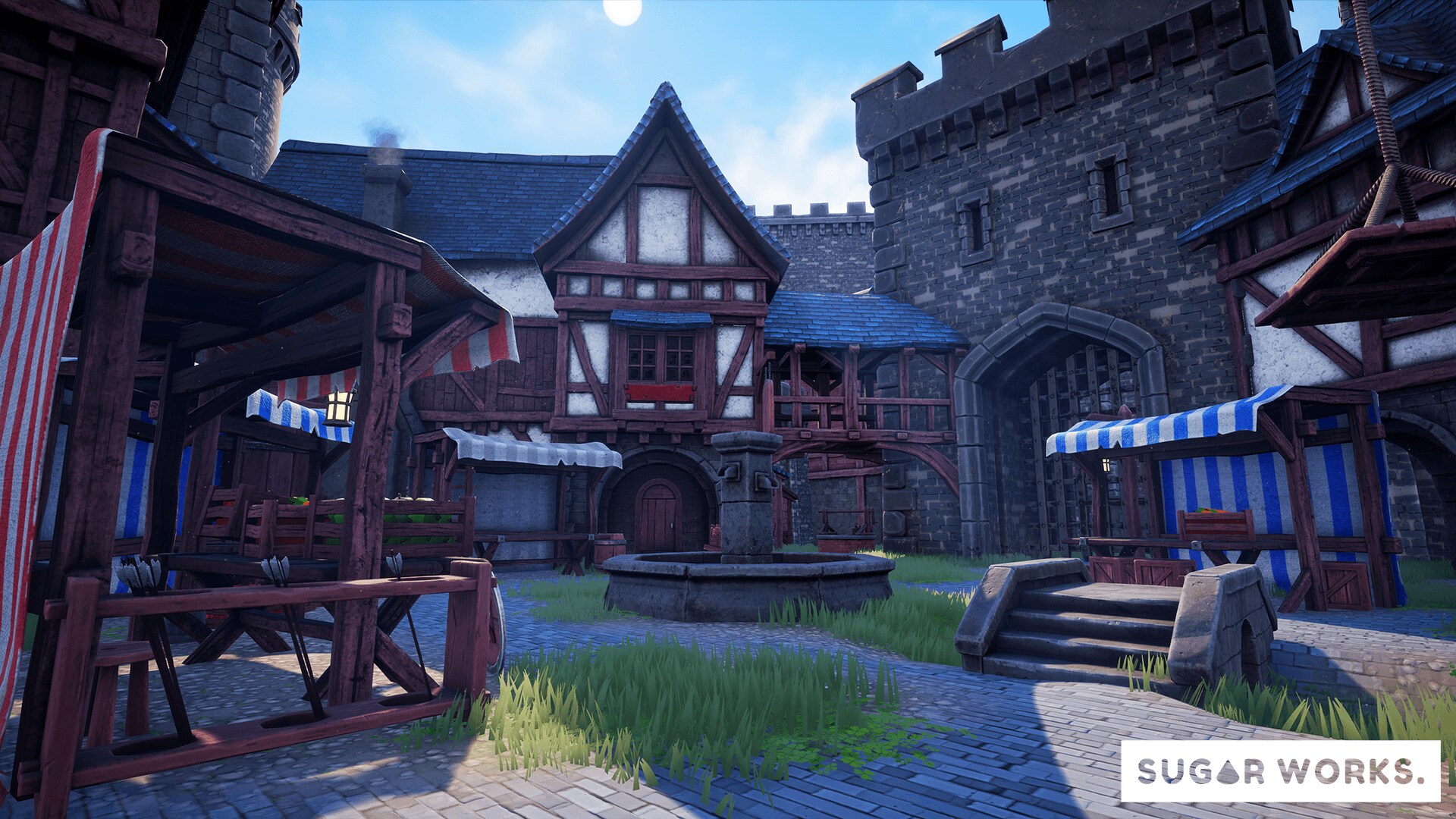 Modular Medieval Town - Stylized Fantasy in Props - UE Marketplace