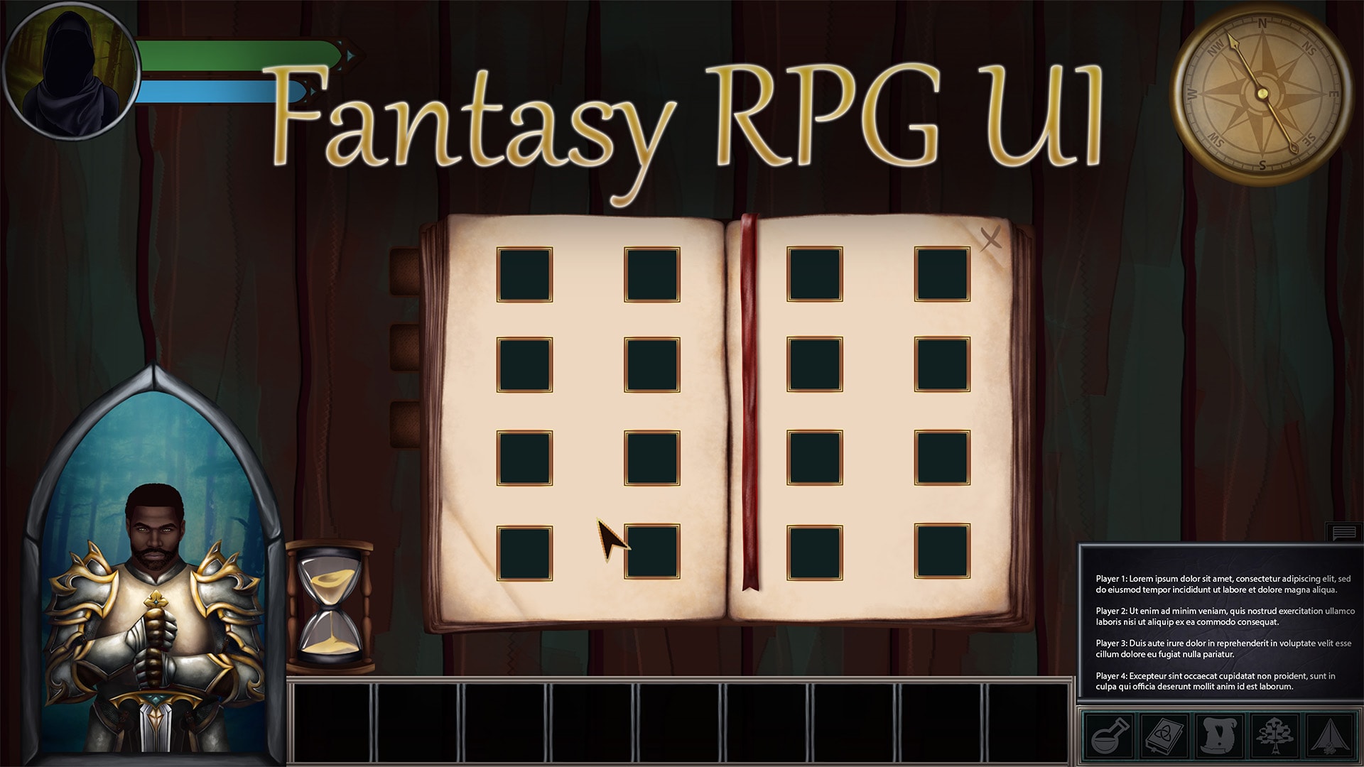 Fantasy RPG UI in 2D Assets - UE Marketplace