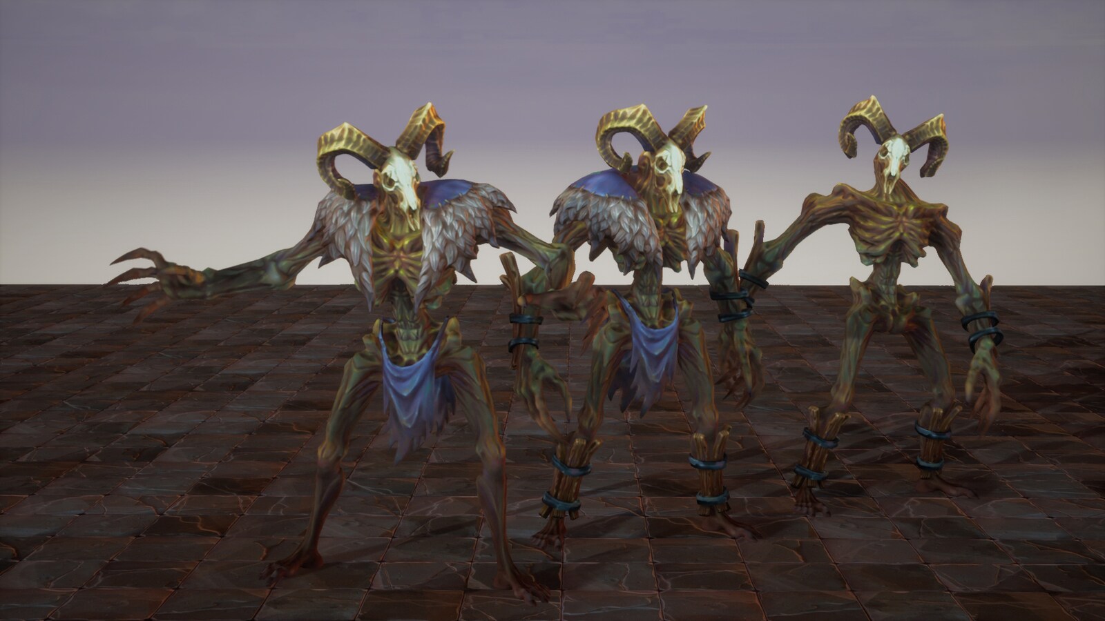 Modular Stylized Fantasy Forest Demon in Characters - UE Marketplace