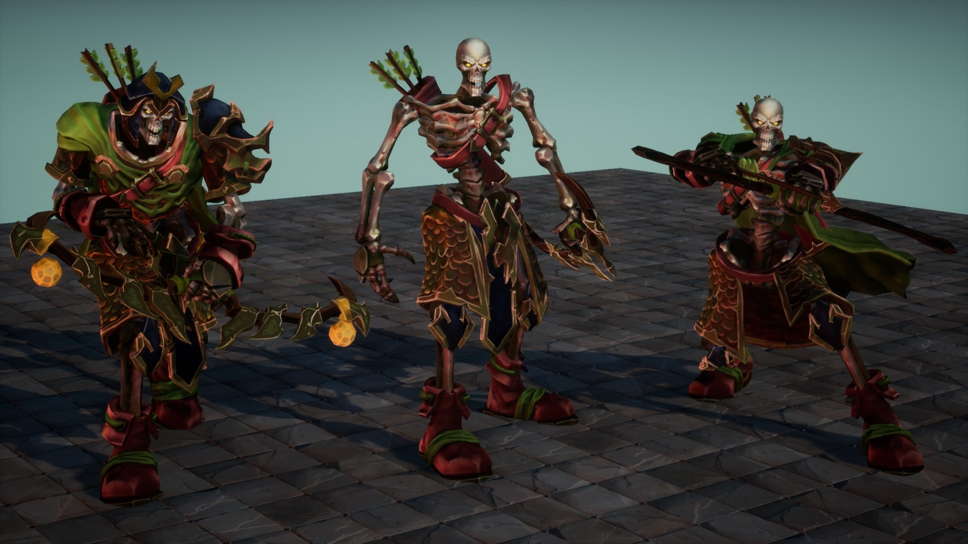 Modular Fantasy Stylized Skeleton Archer Hero in Characters - UE ...