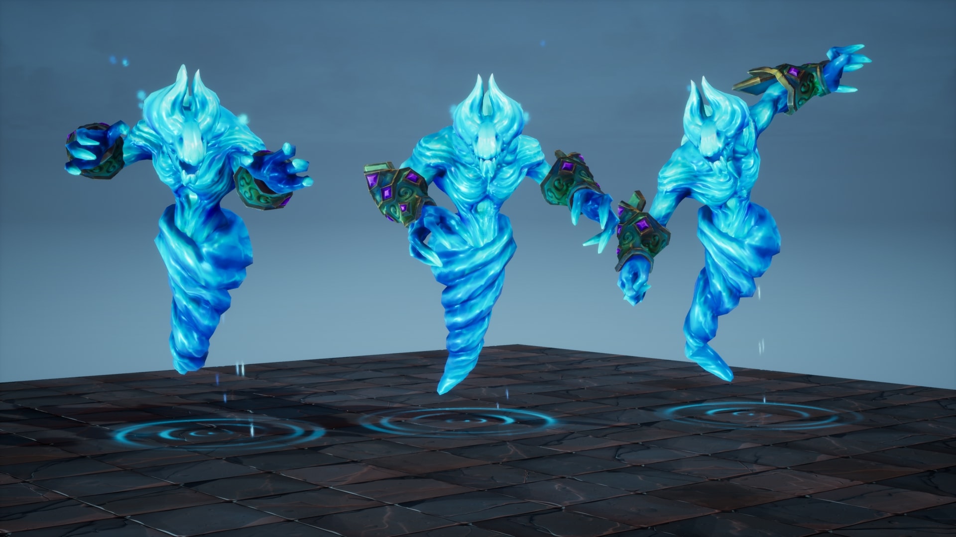 Stylized Fantasy Water Elemental in Characters - UE Marketplace