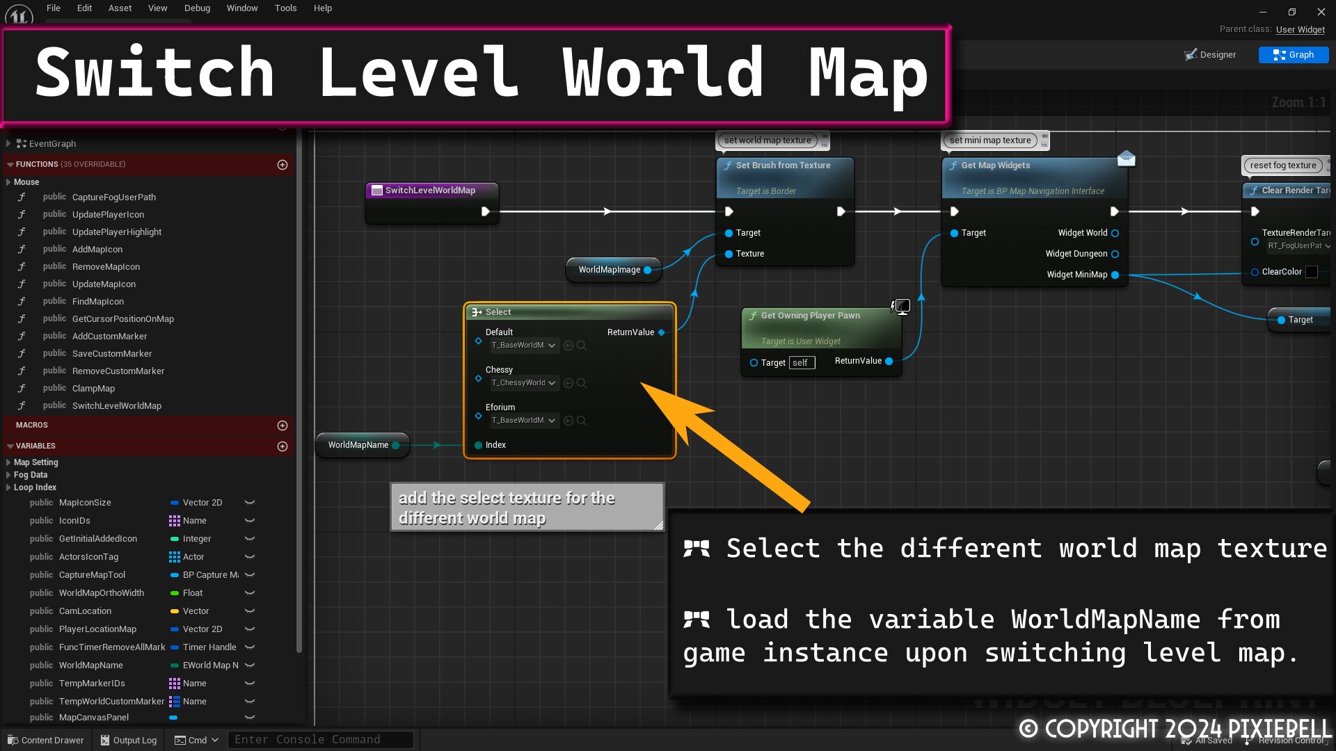 在蓝图创建的World Map System with Fog Of War - 虚幻引擎商城