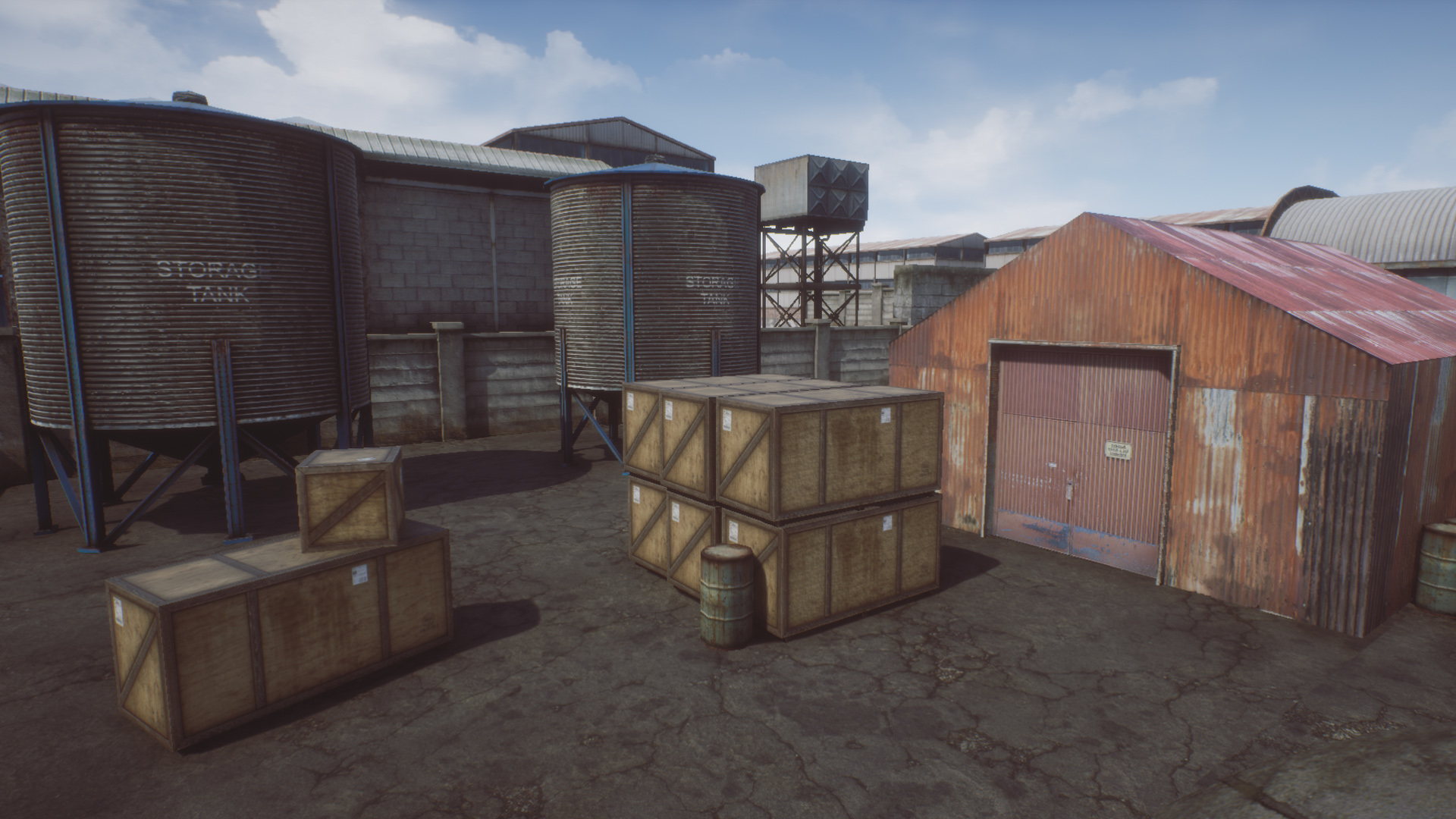 FPS Mobile Game Map v1 with assets