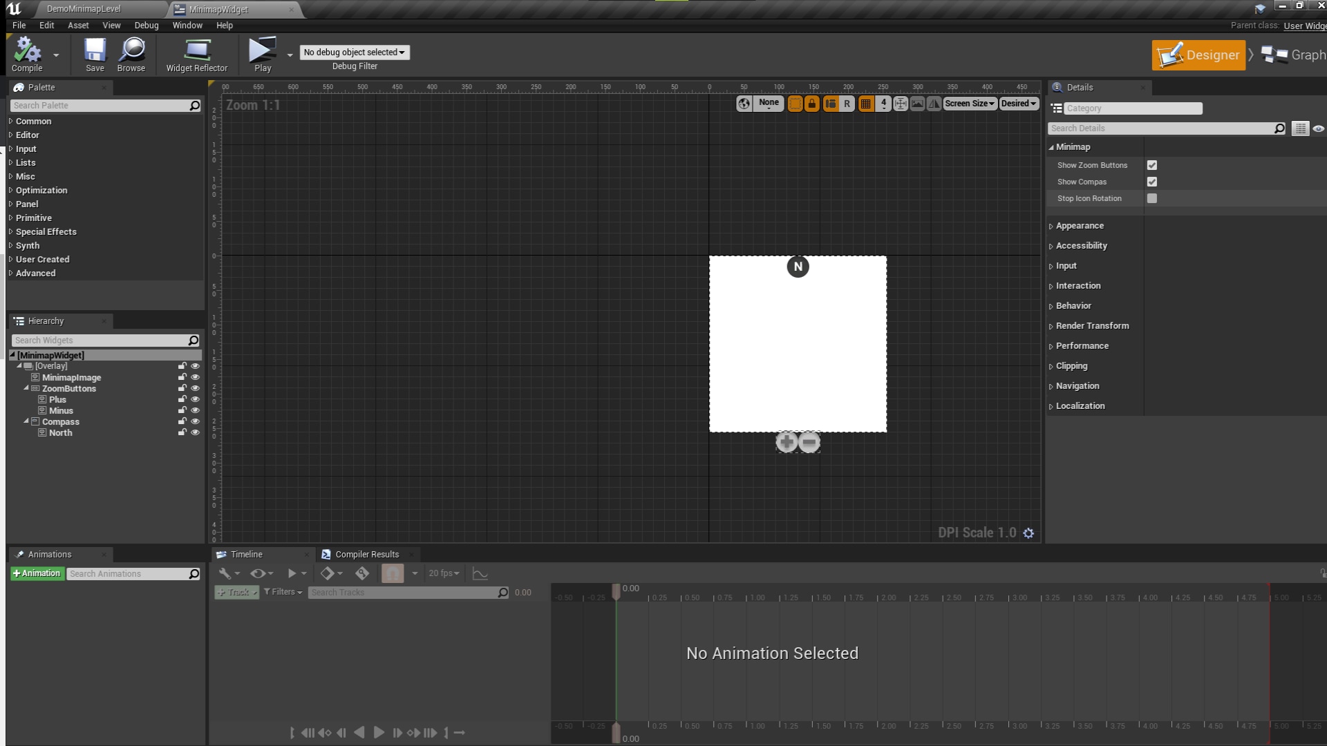 Minimalistic Minimap in Blueprints - UE Marketplace