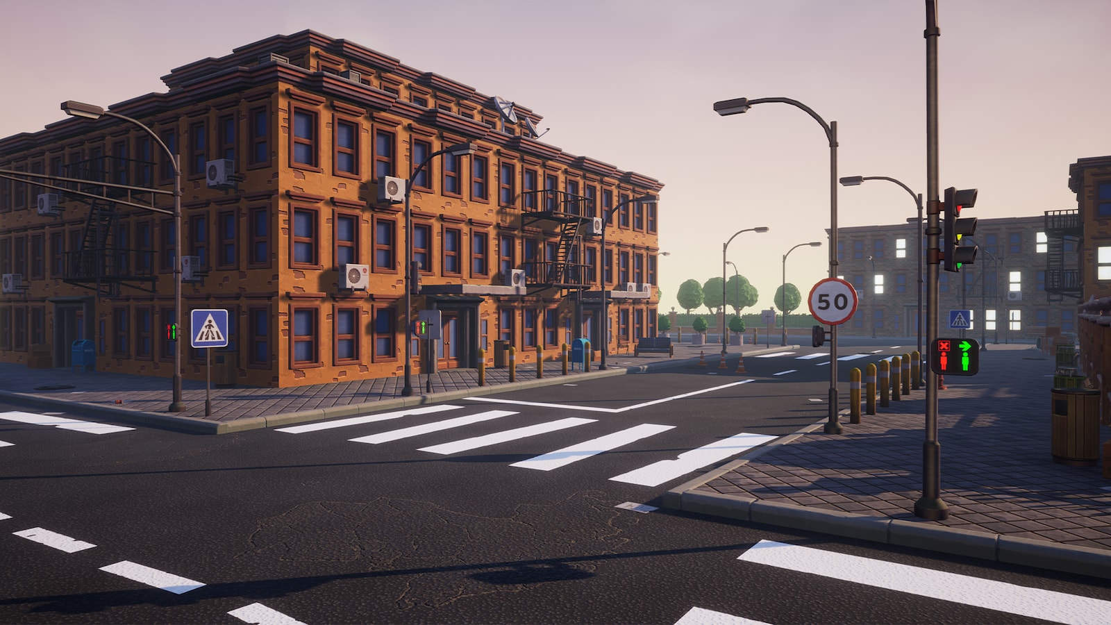 Stylized City Assets Pack in Environments - UE Marketplace