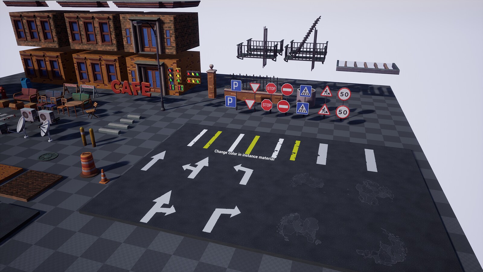 Stylized City Assets Pack in Environments - UE Marketplace