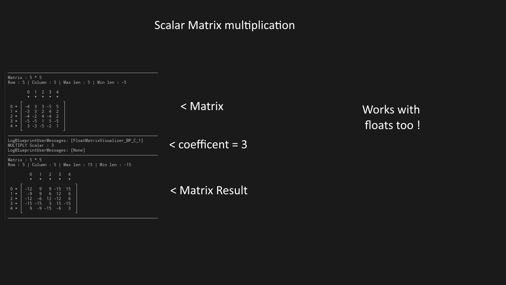 Matrix Variable Container in Blueprints - UE Marketplace