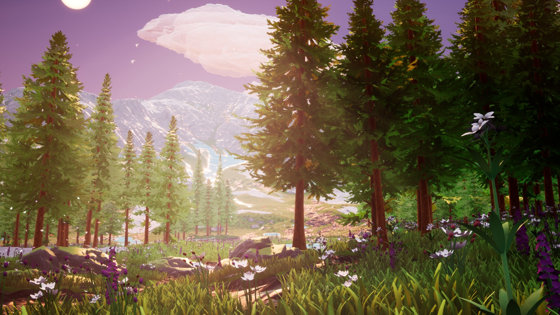 Stylized Mountain Meadow Environment in Environments - UE Marketplace