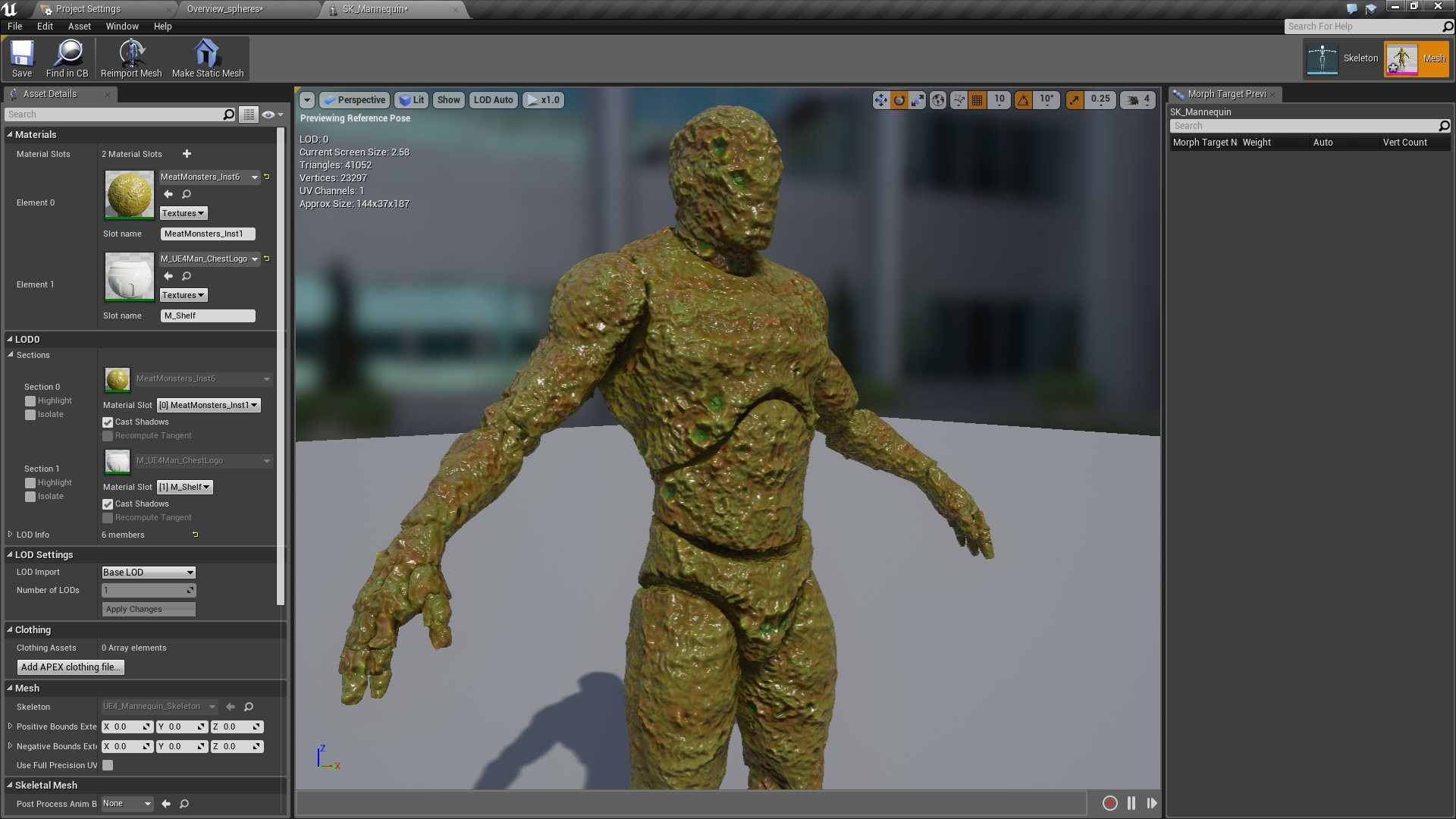 Meat Monsters Material Pack in Materials - UE Marketplace