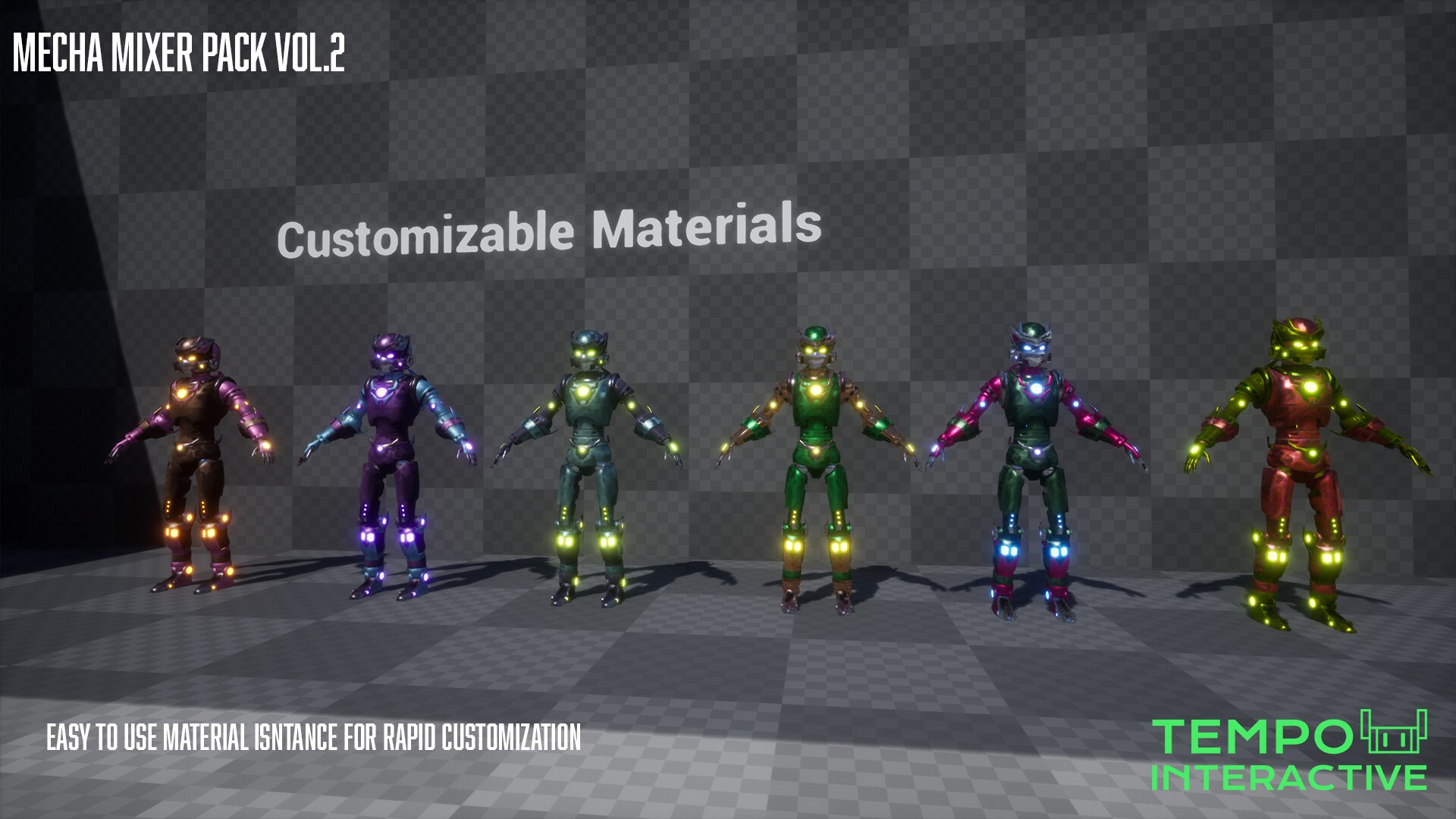 Mecha Mixer Pack Vol.2, 카테고리 캐릭터 - UE 마켓플레이스