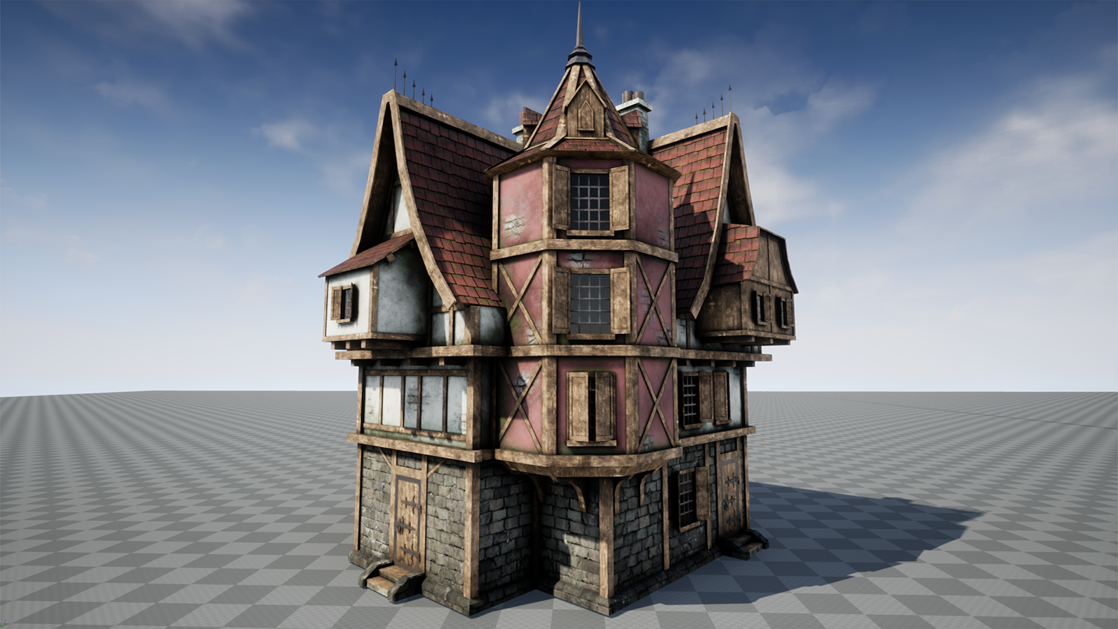 Medieval Buildings With Modern Architectural Features