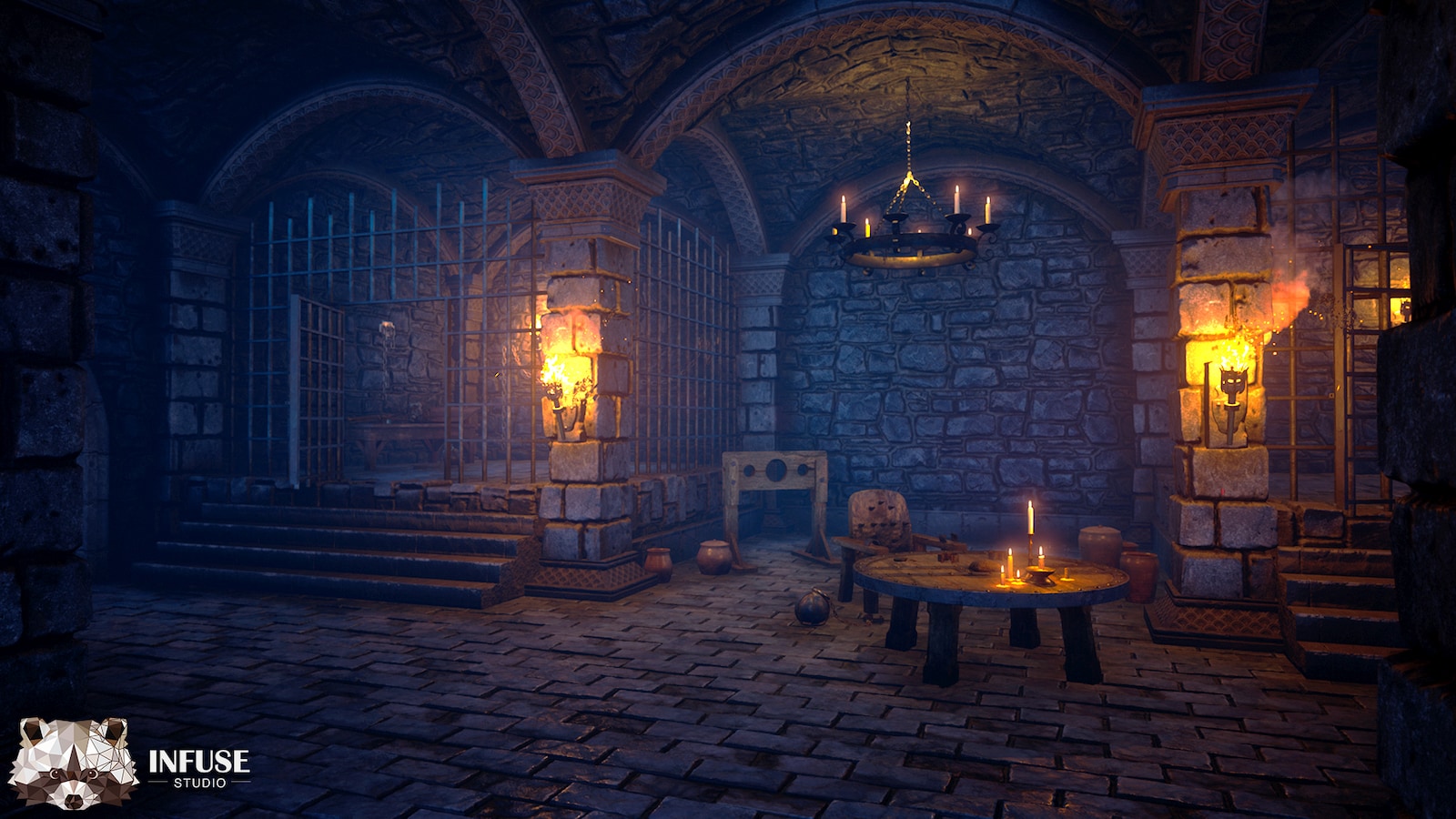 Medieval Dungeon by Infuse Studio in Environments - UE4 Marketplace