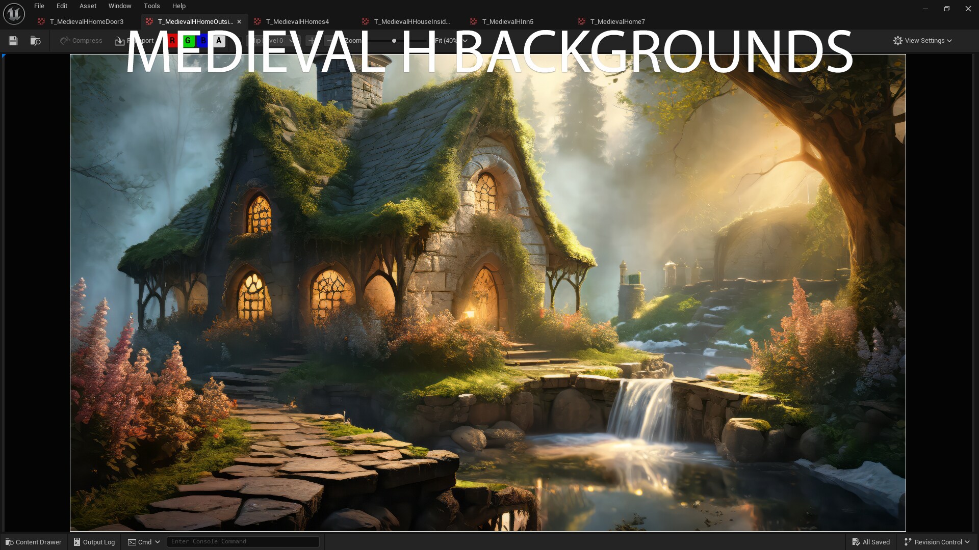 Medieval H Backgrounds：2Dアセット - UE マーケットプレイス