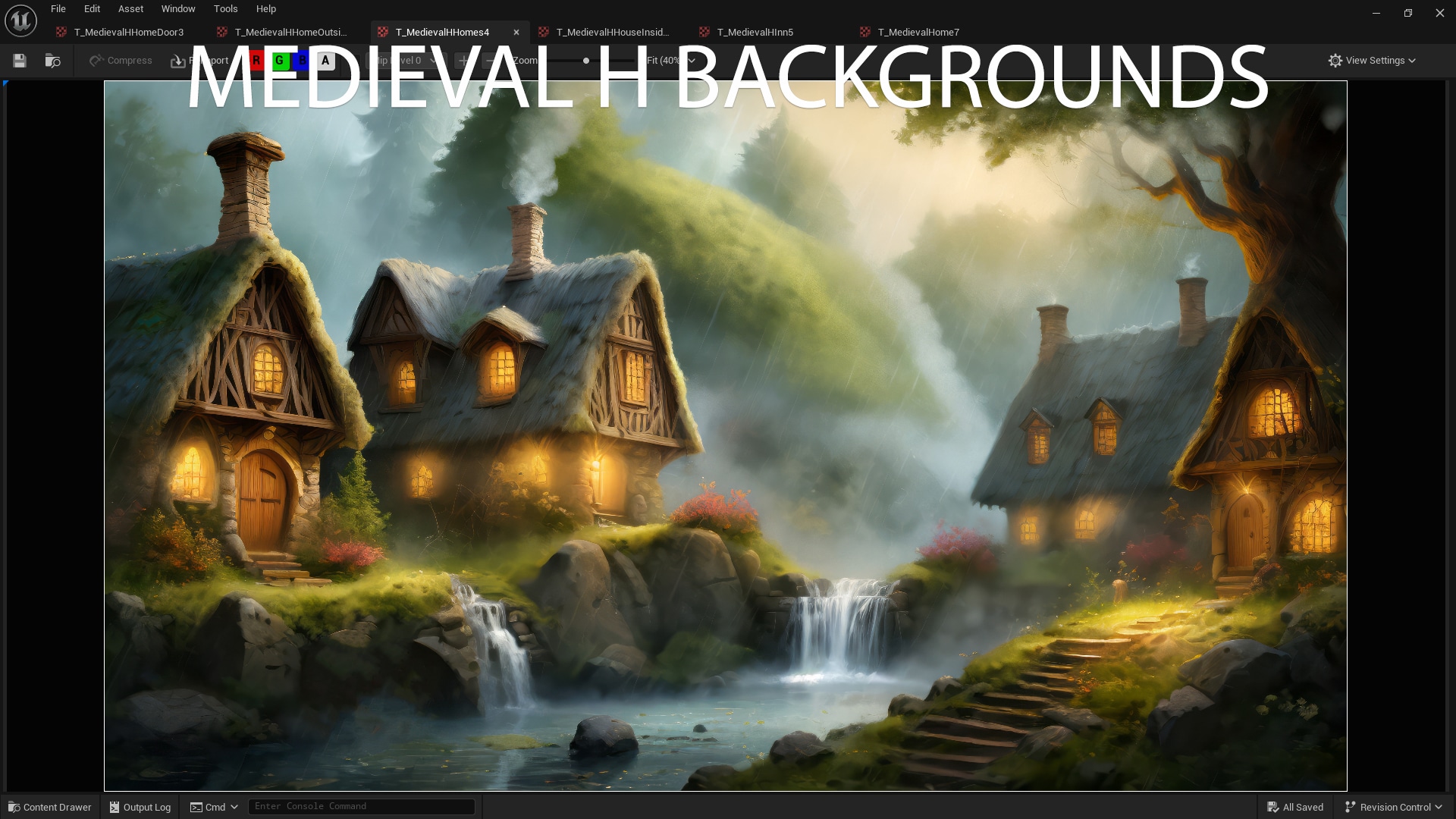 Medieval H Backgrounds：2Dアセット - UE マーケットプレイス