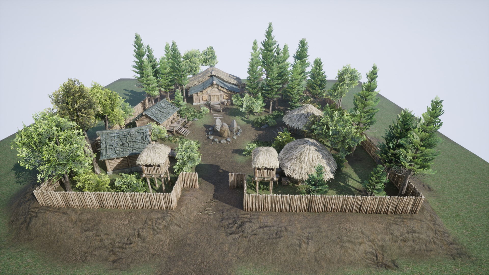 Medieval Town, Models and Materials in Props - UE Marketplace