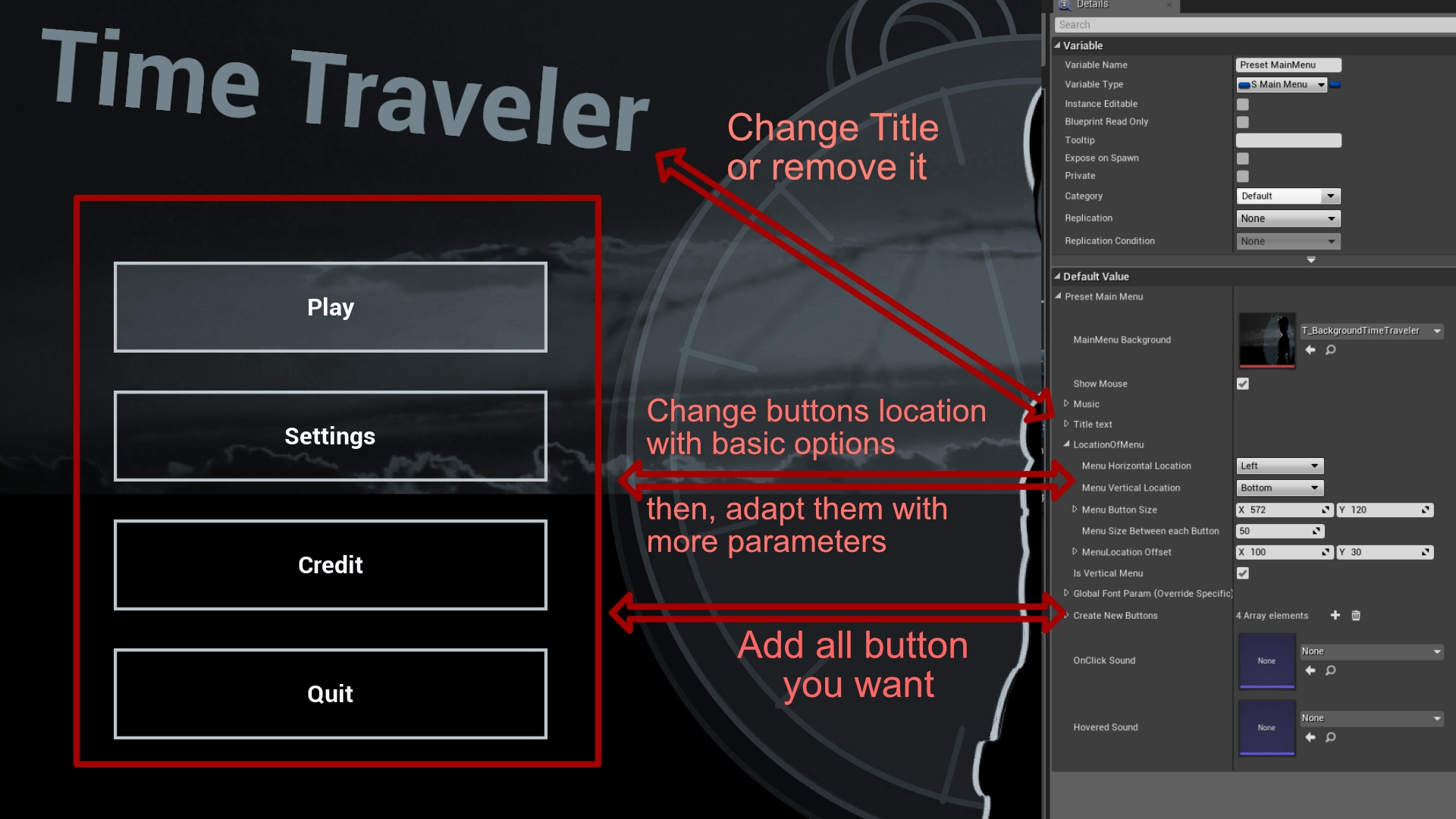 MenuMapping in Blueprints - UE Marketplace