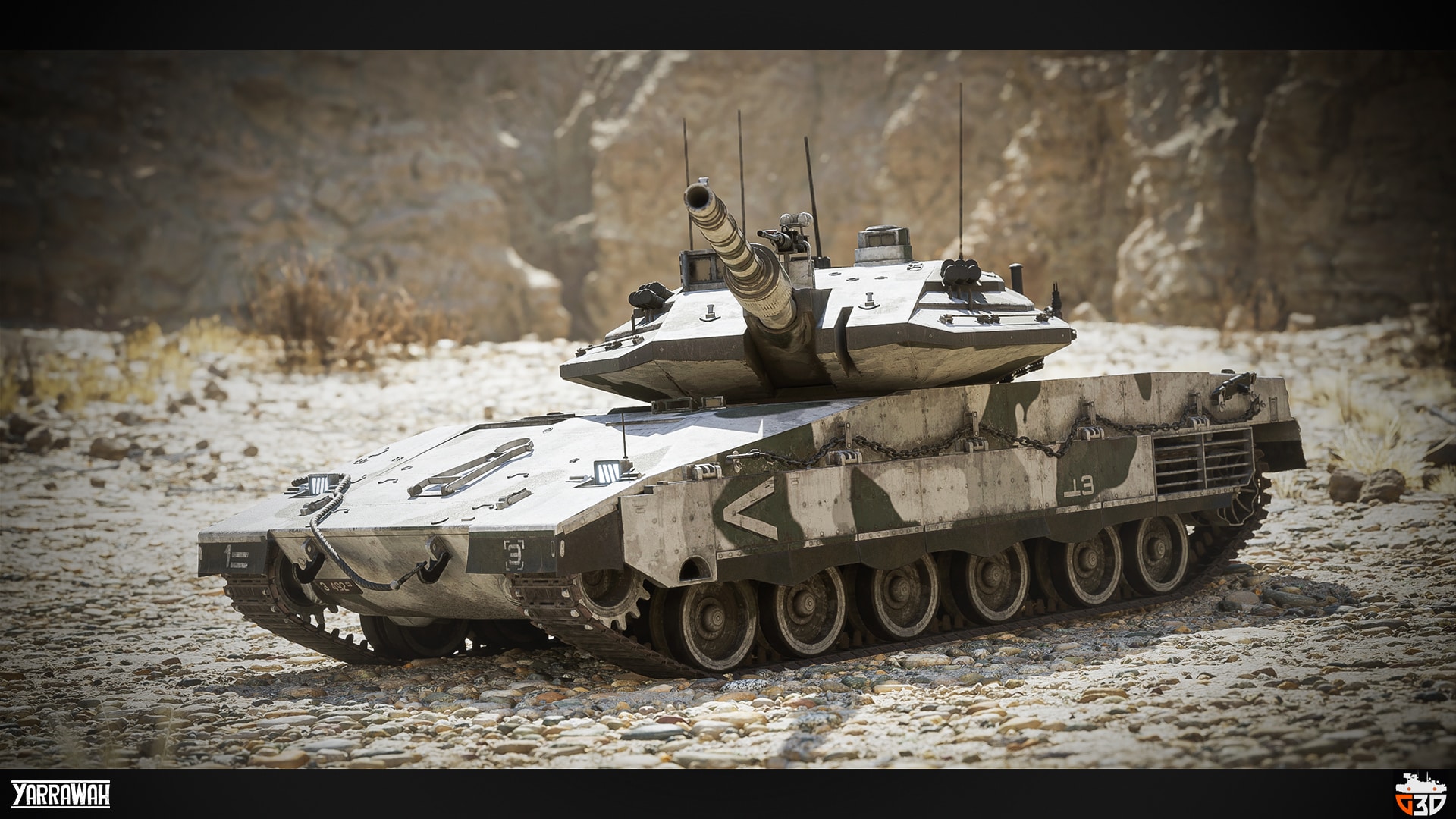 Merkava Mk 4 Advanced Tank Blueprint In Blueprints Ue Marketplace