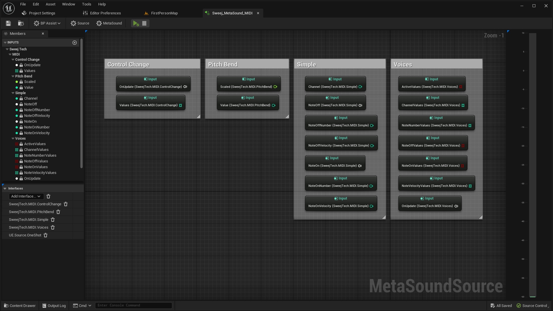 SweejTech MetaSound MIDI in Code Plugins - UE Marketplace