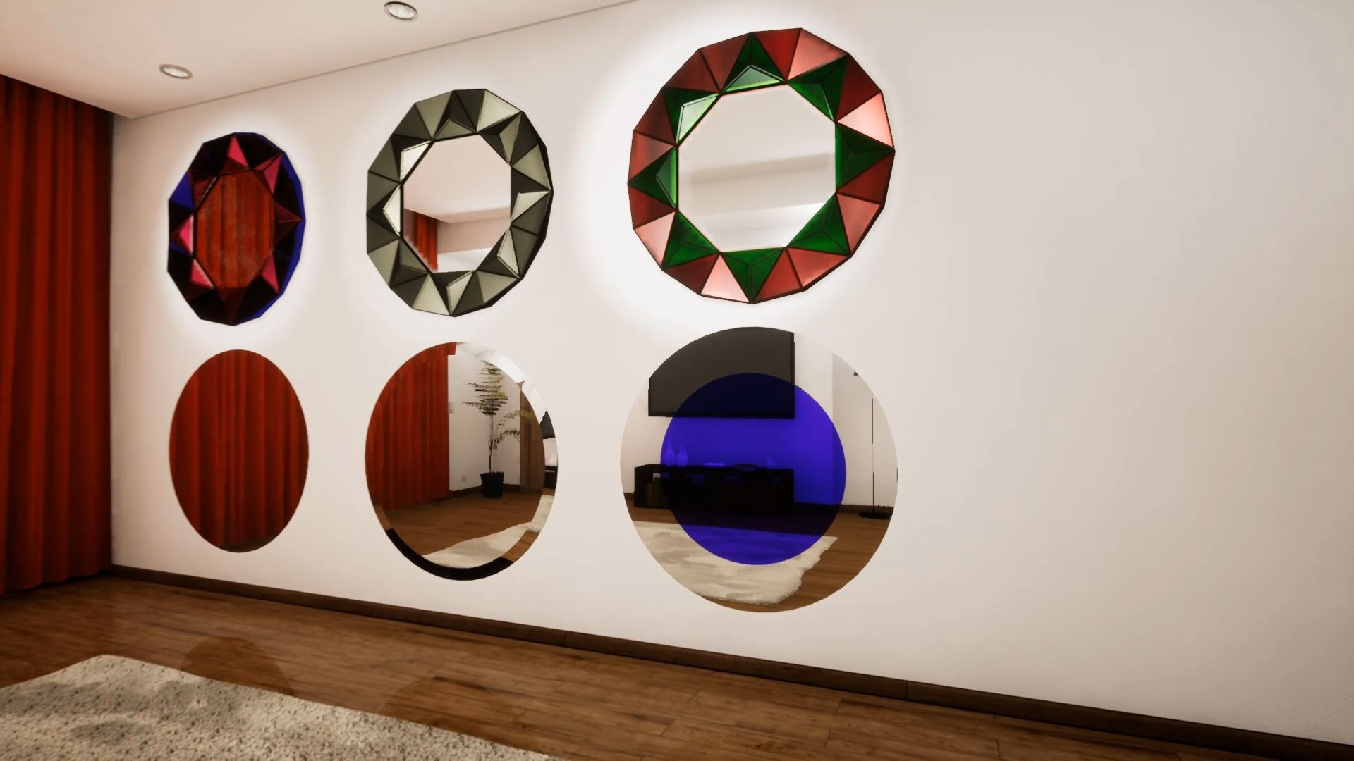 Advanced Modern Mirrors in Architectural Visualization - UE Marketplace