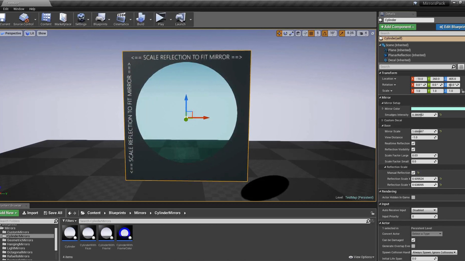 Advanced Modern Mirrors in Architectural Visualization - UE Marketplace
