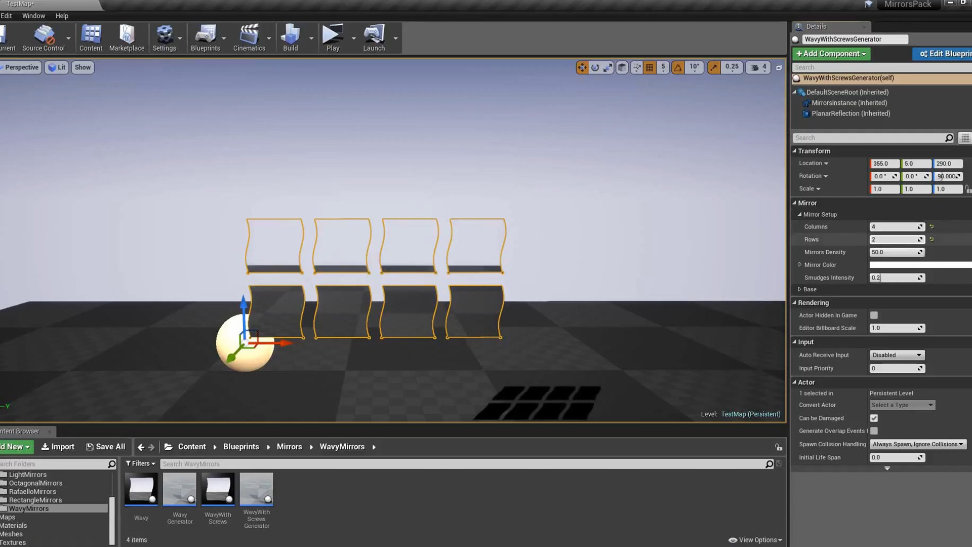 Advanced Modern Mirrors in Architectural Visualization - UE Marketplace