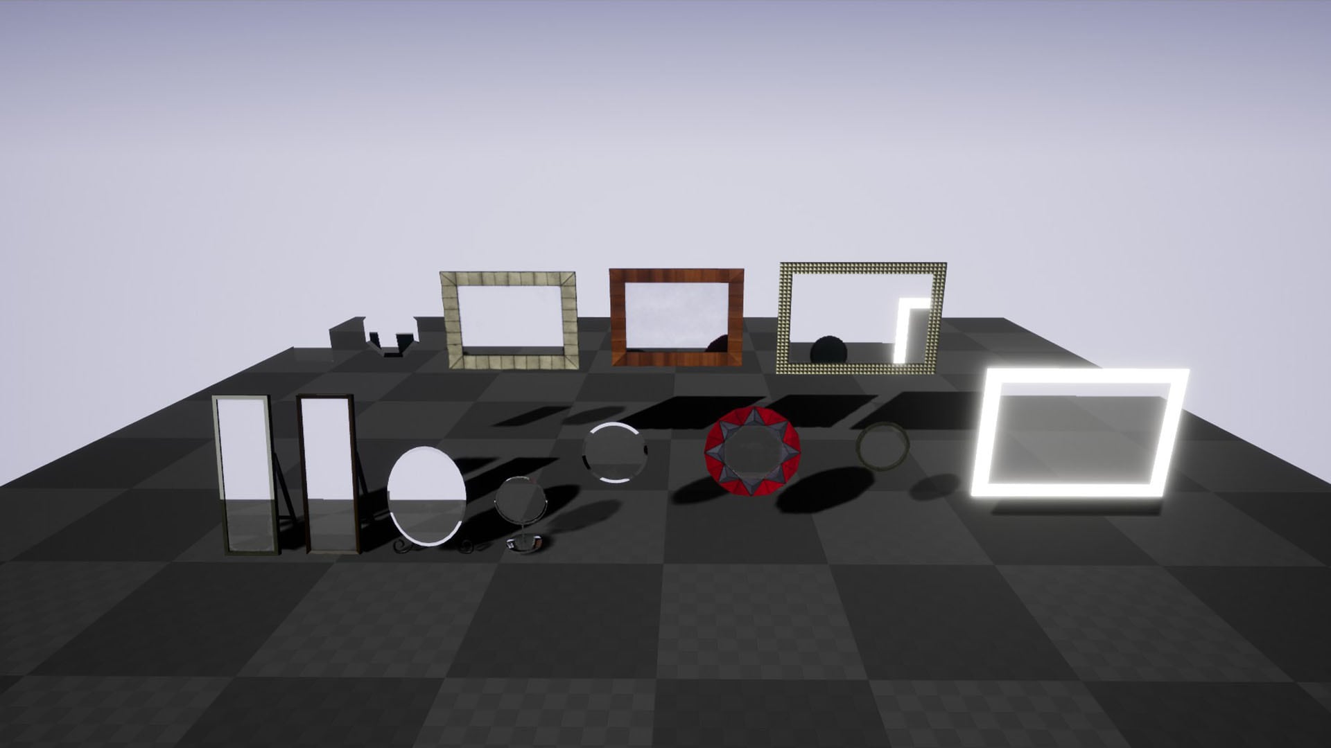 Advanced Modern Mirrors in Architectural Visualization - UE Marketplace