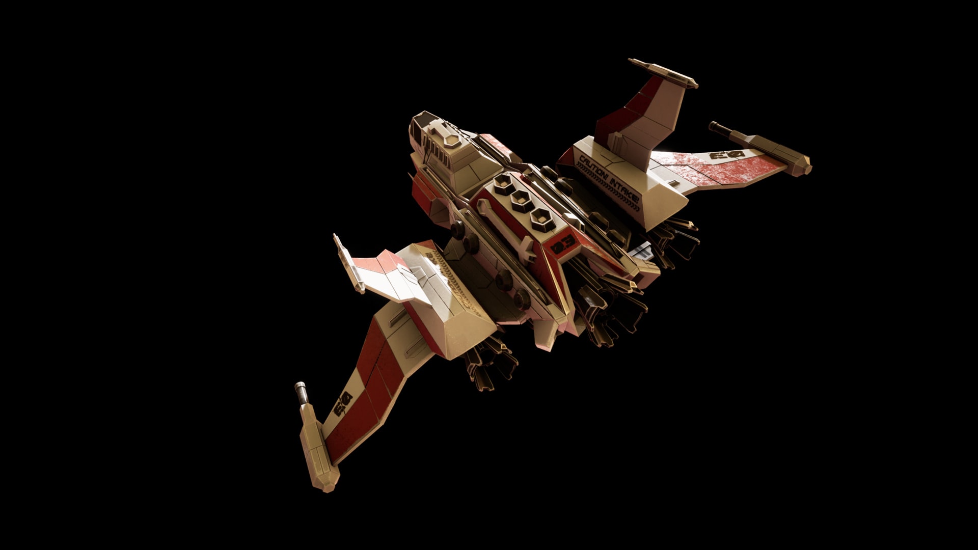 Sci-Fi Interceptor MK3 Space Fighter in Props - UE Marketplace