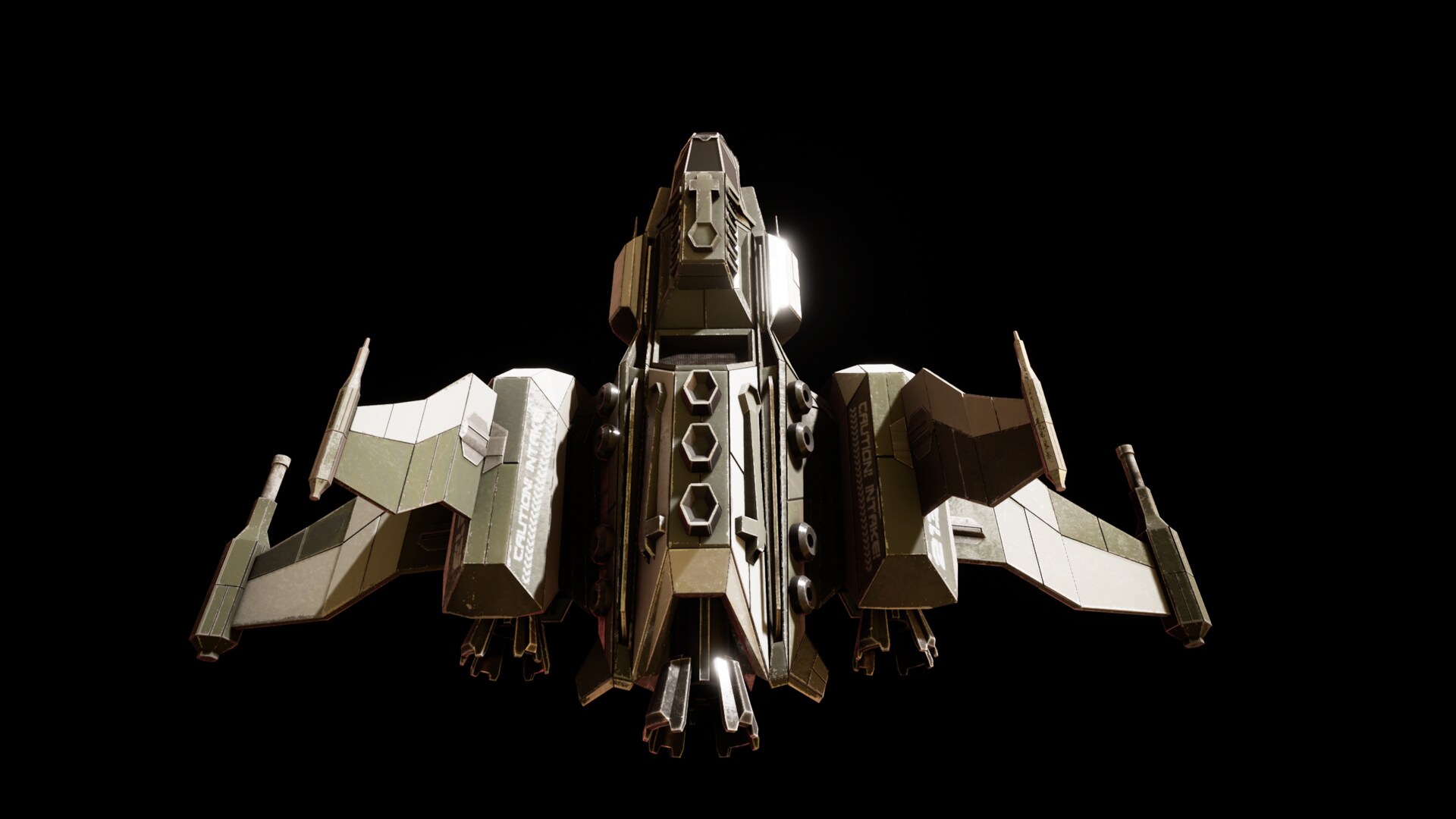 Sci-Fi Interceptor MK3 Space Fighter in Props - UE Marketplace