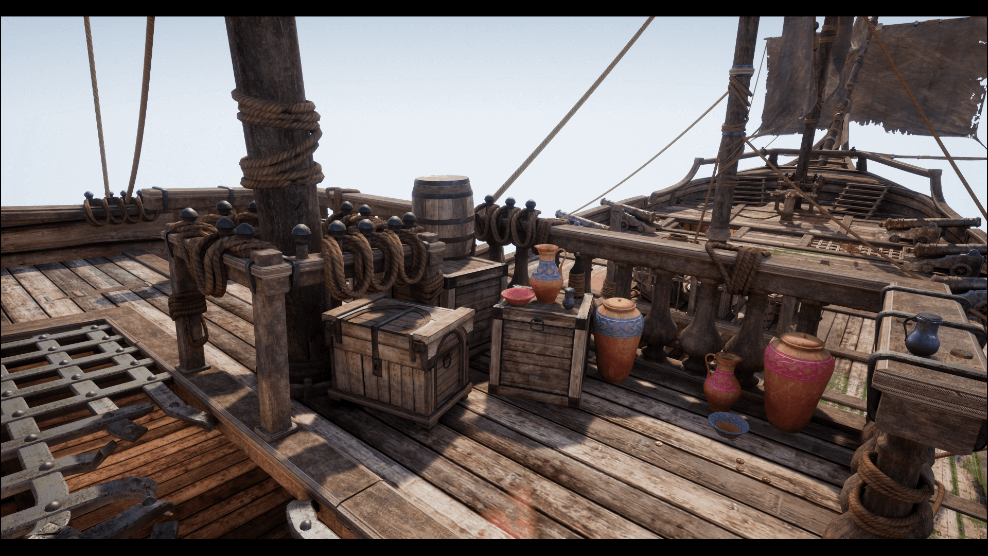 LEAKED GAME ASSETS - Harbour Pack Wooden Modular Assets
