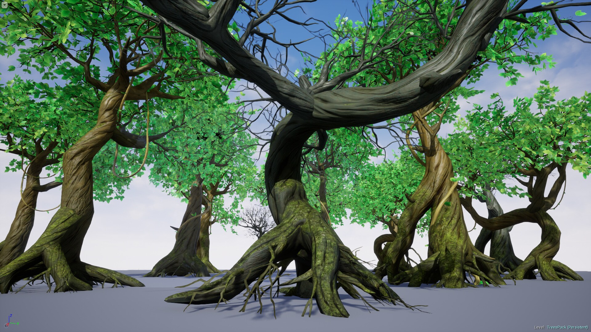 Modular Trees Pack in Props - UE Marketplace