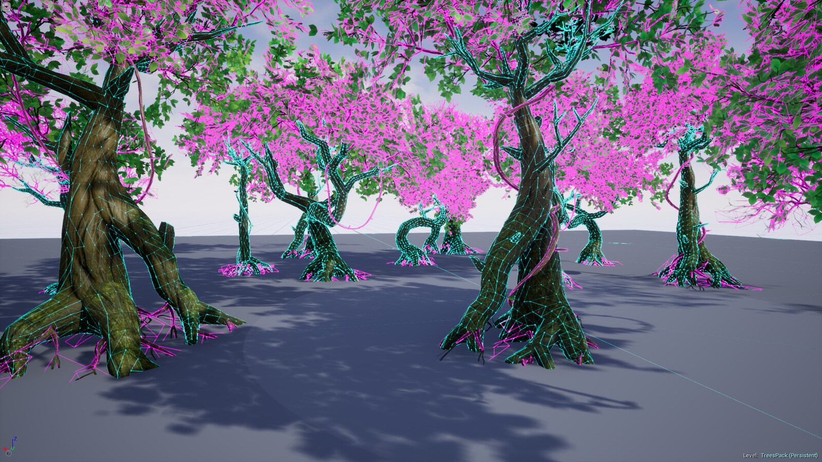 Modular Trees Pack in Props - UE Marketplace