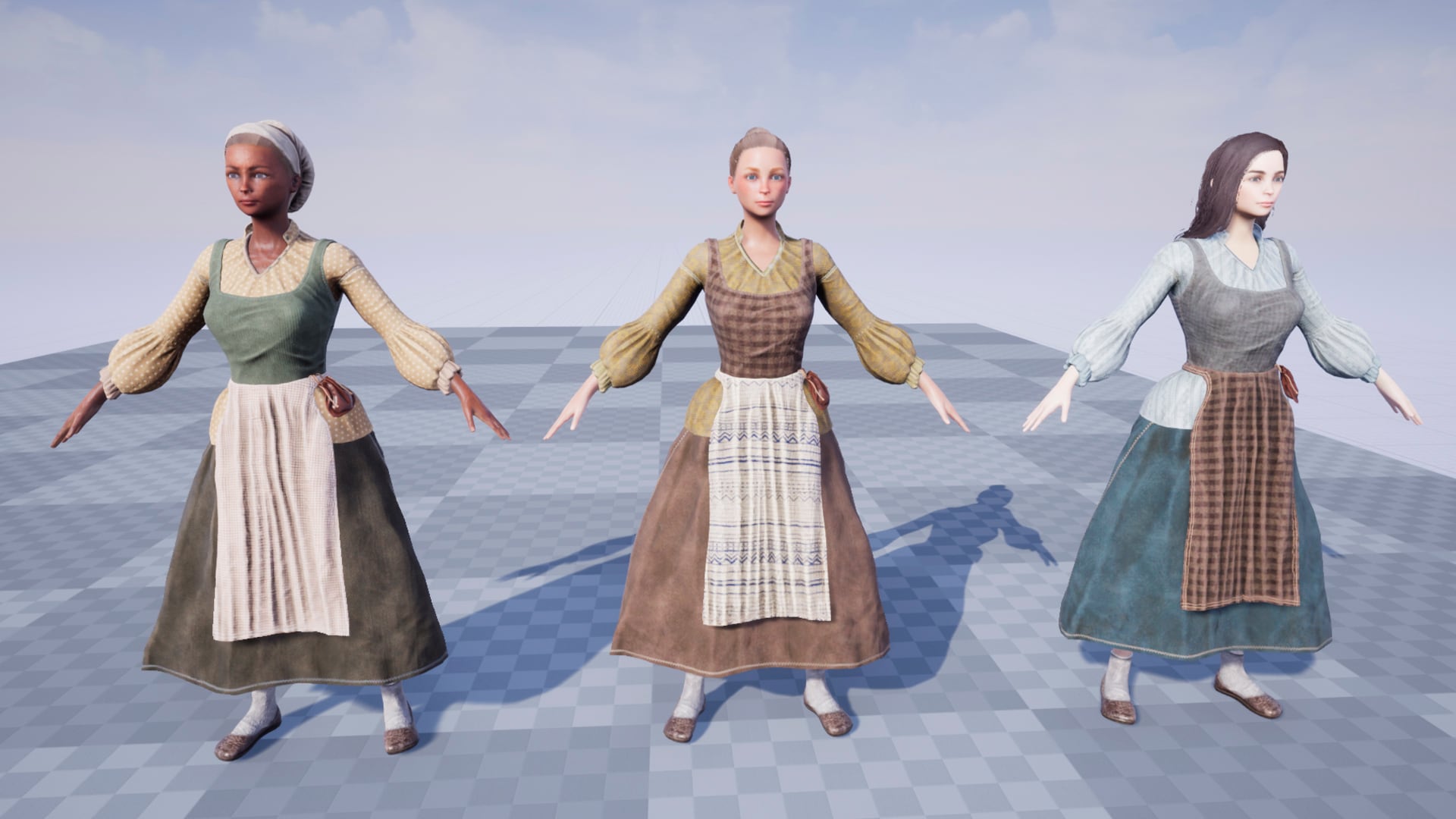 Medieval NPC pack in Characters - UE Marketplace