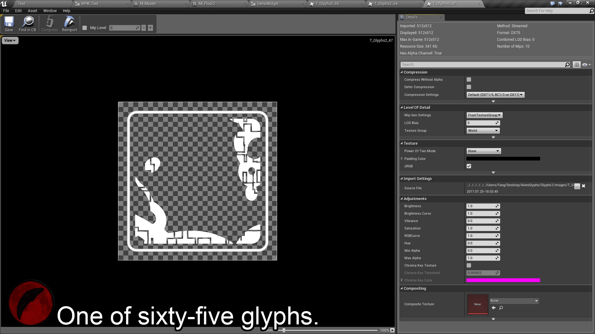 More Xeno Glyphs: Alien Alphabet UMG and Decal Series in 2D Assets - UE ...