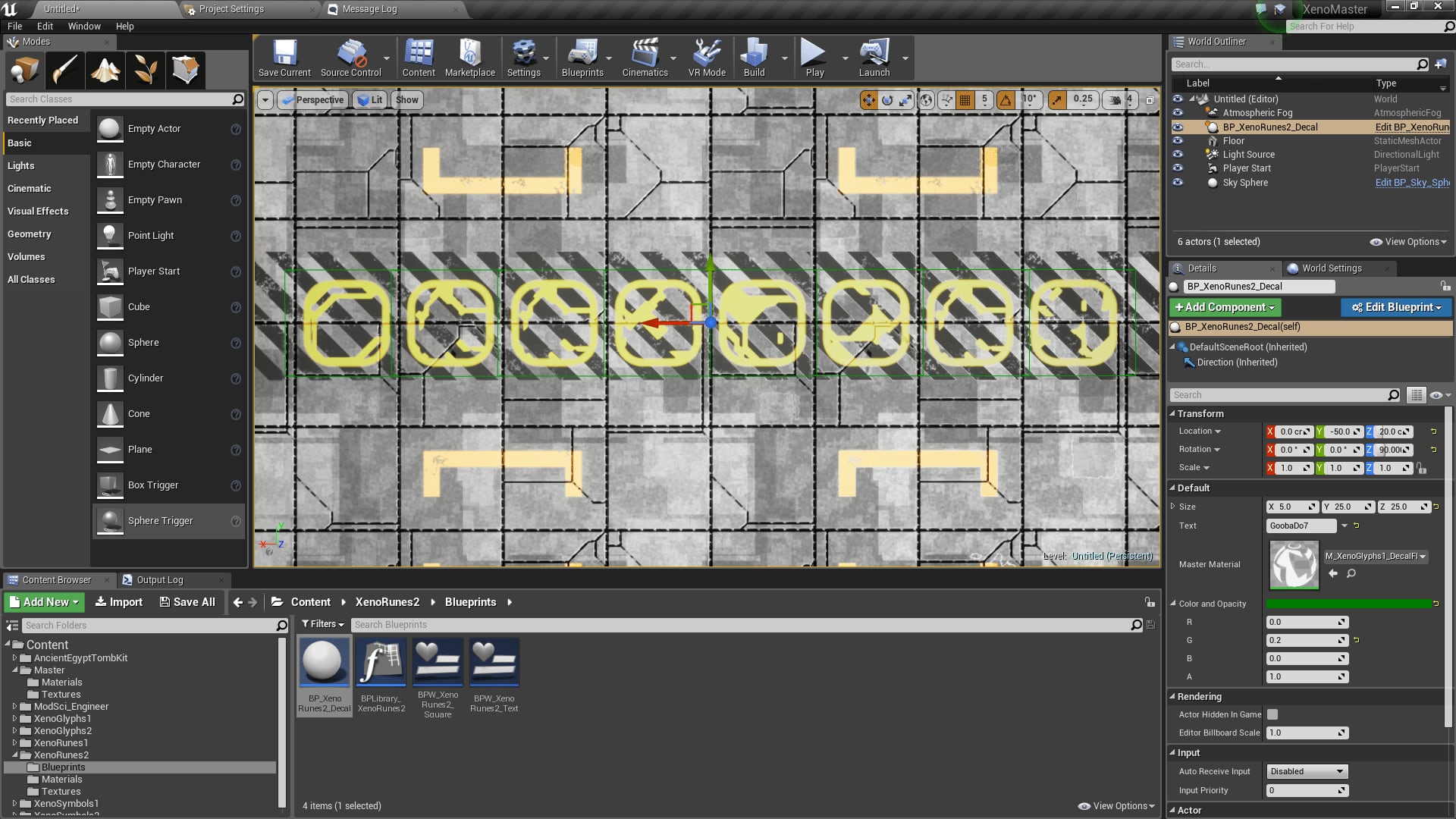 在二维资源创建的More Xeno Runes: Alien Alphabet UI UMG and Decal Series - 虚幻引擎商城