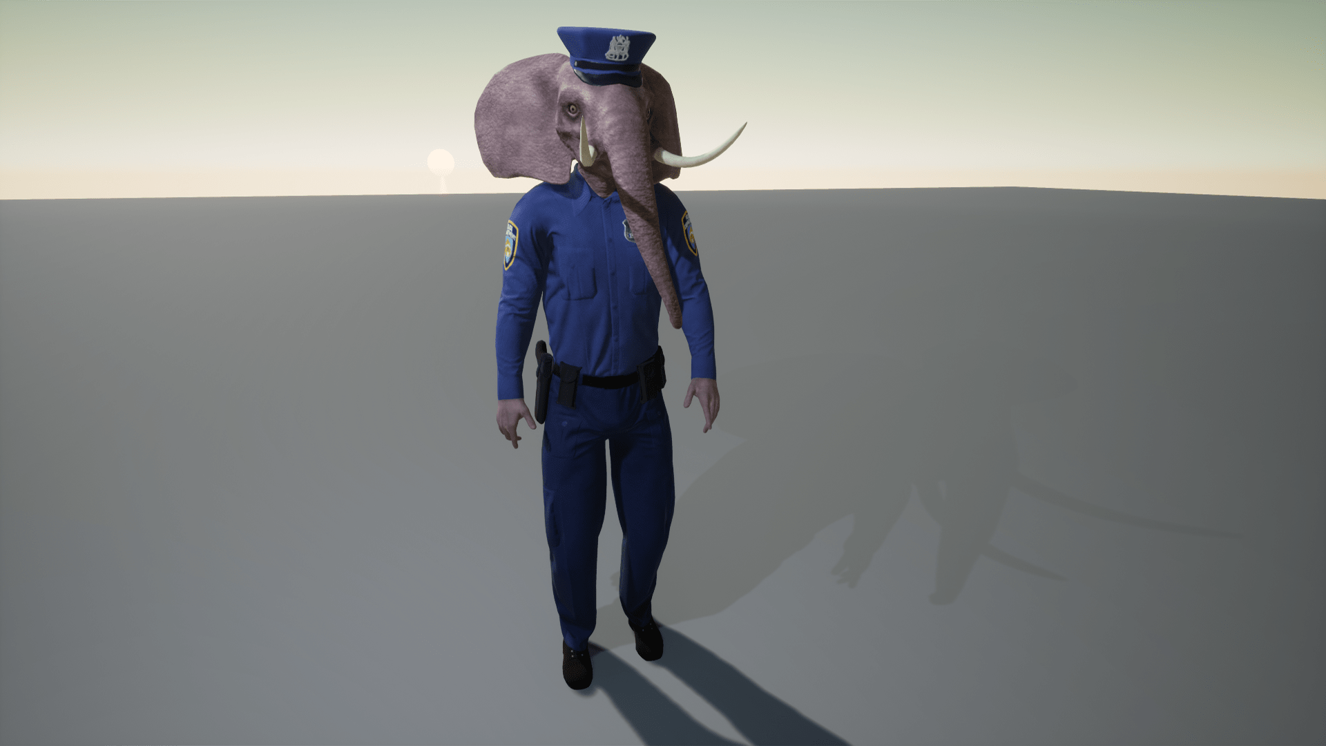 Mister Elephant - Policeman in Characters - UE Marketplace