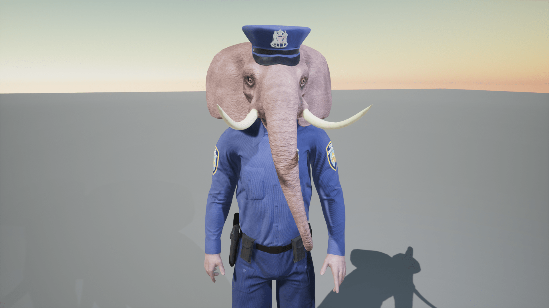 Mister Elephant - Policeman：キャラクター - UE マーケットプレイス