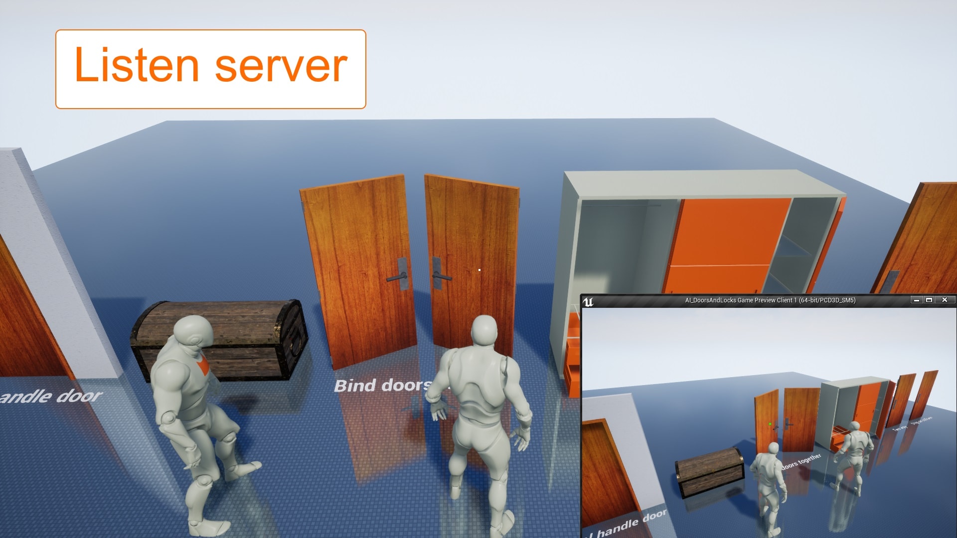 Animated Interaction: Doors and Locks (drawers, windows, chests and more) in Blueprints - UE ...