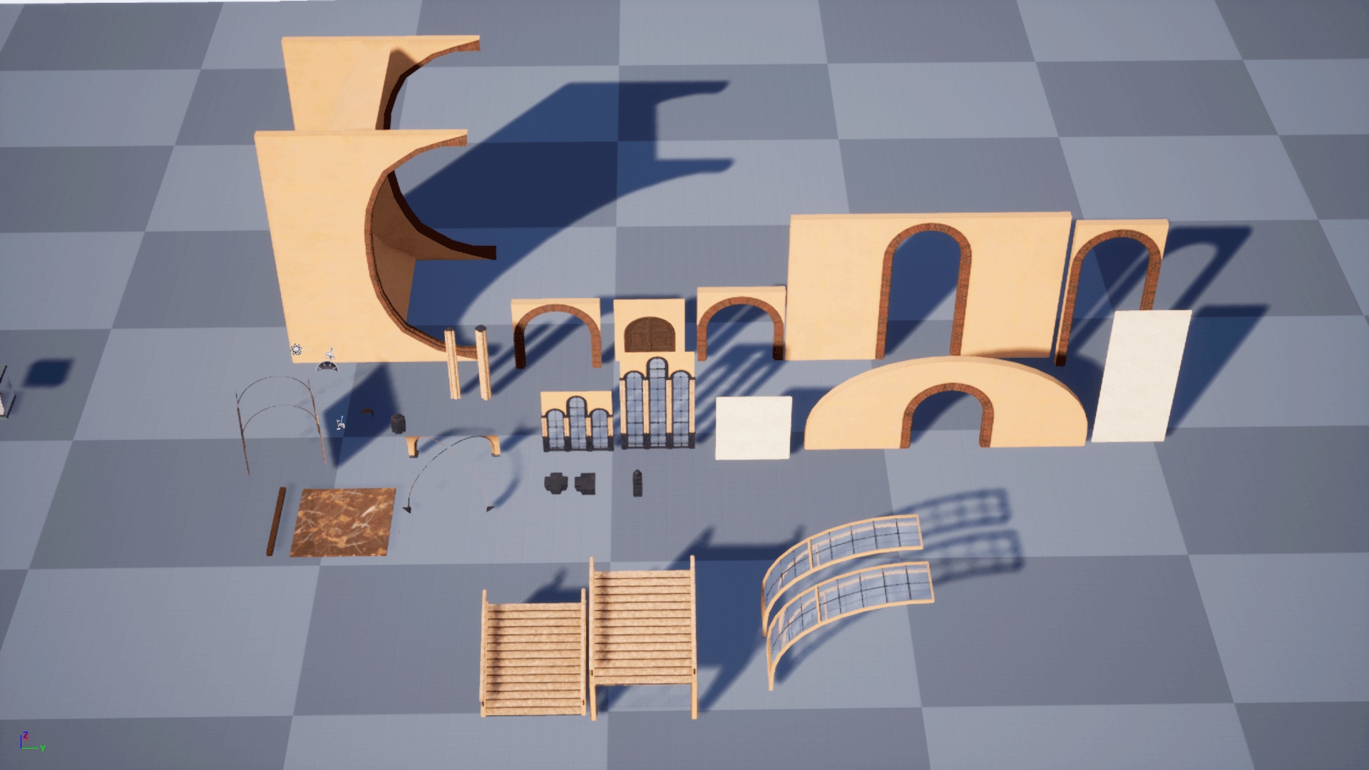 Medieval museum - modular building and exhibits：環境 - UE マーケットプレイス