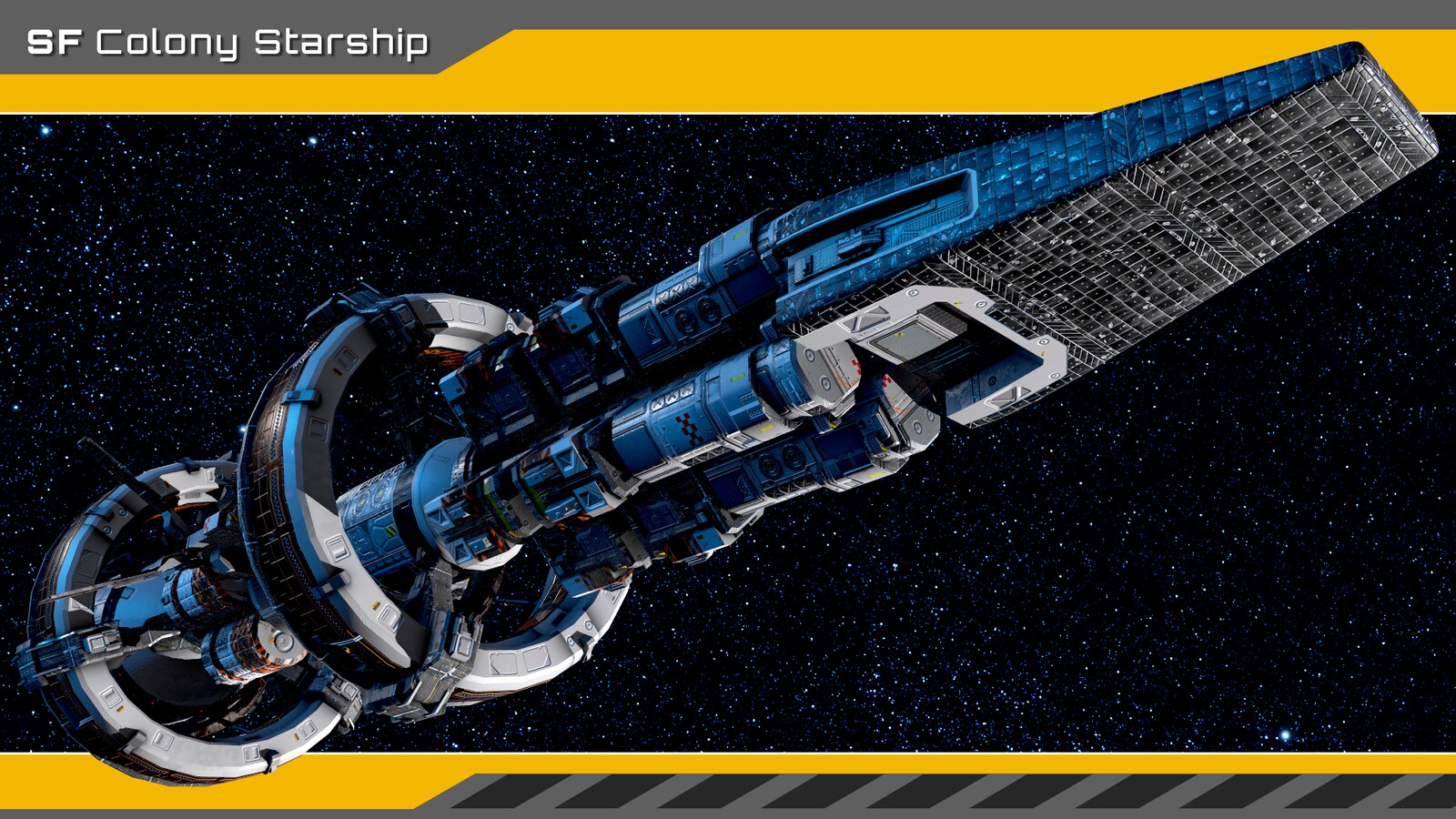 SciFi Colony Starship with Flight System in Blueprints - UE Marketplace