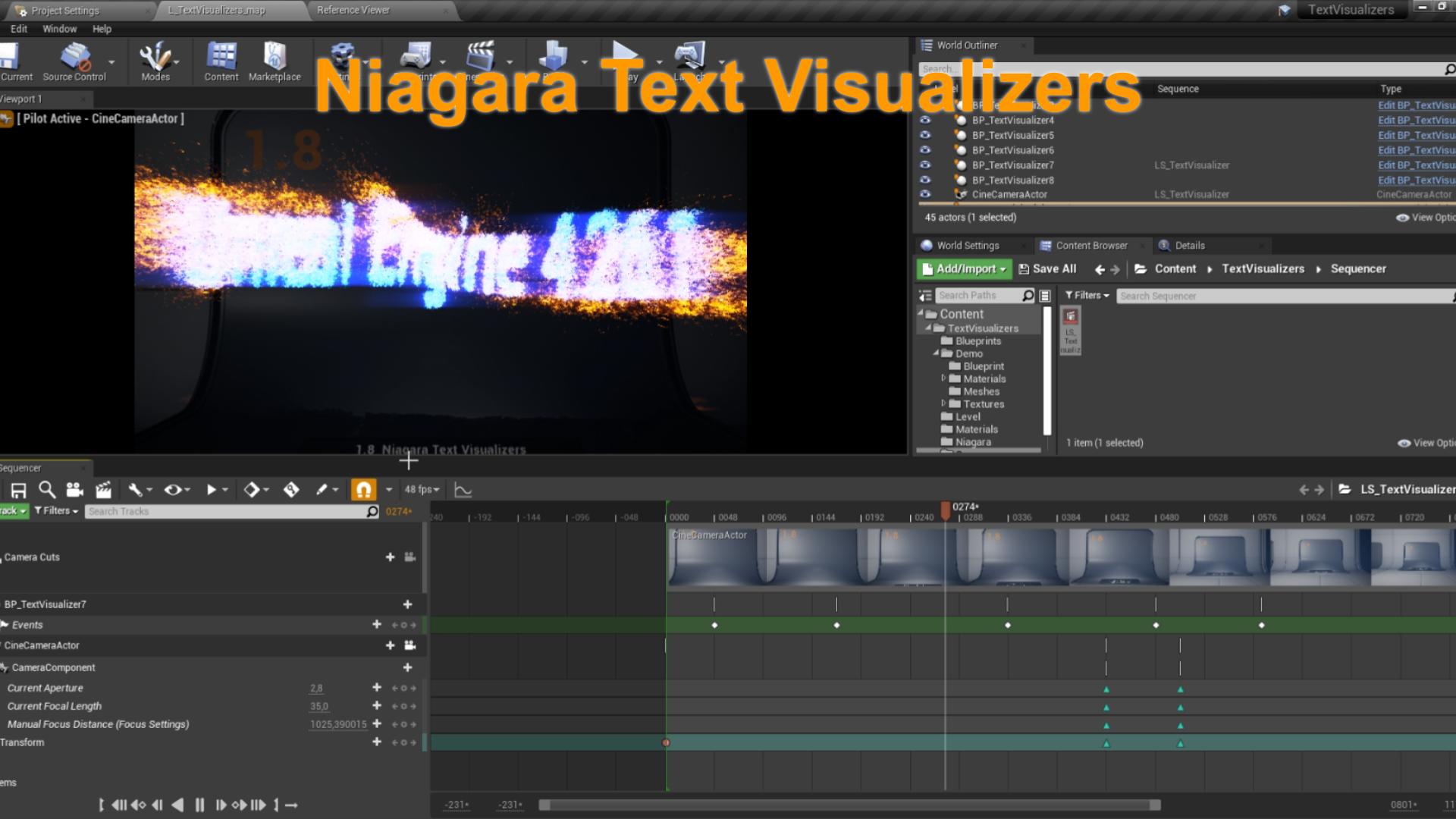LEAKED GAME ASSETS - Niagara Text Visualizers