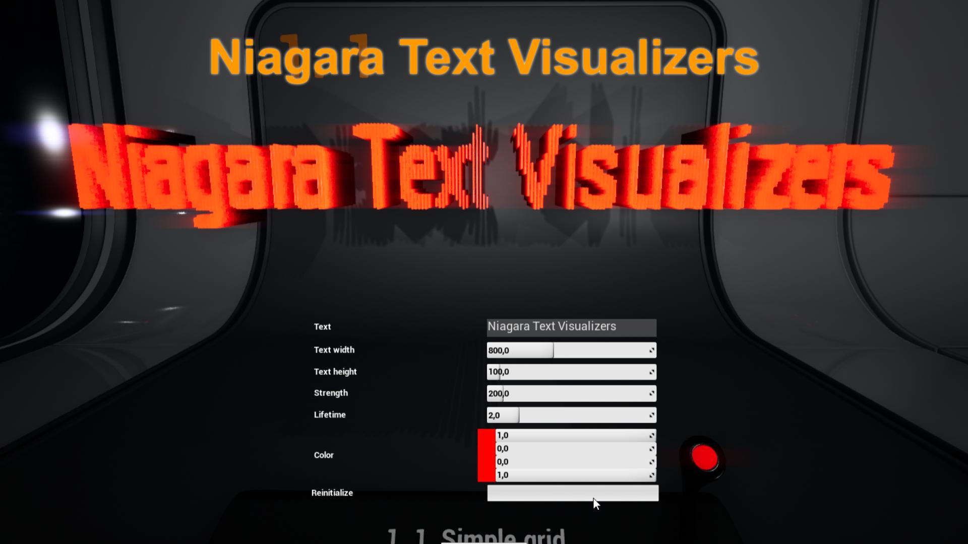 LEAKED GAME ASSETS - Niagara Text Visualizers