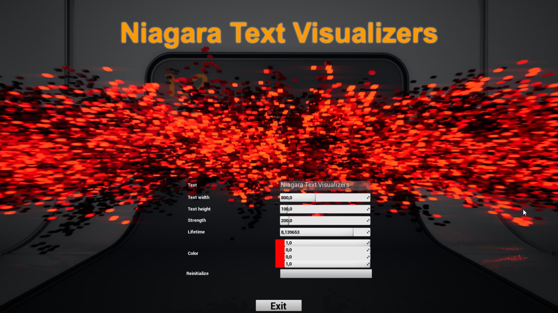 LEAKED GAME ASSETS - Niagara Text Visualizers