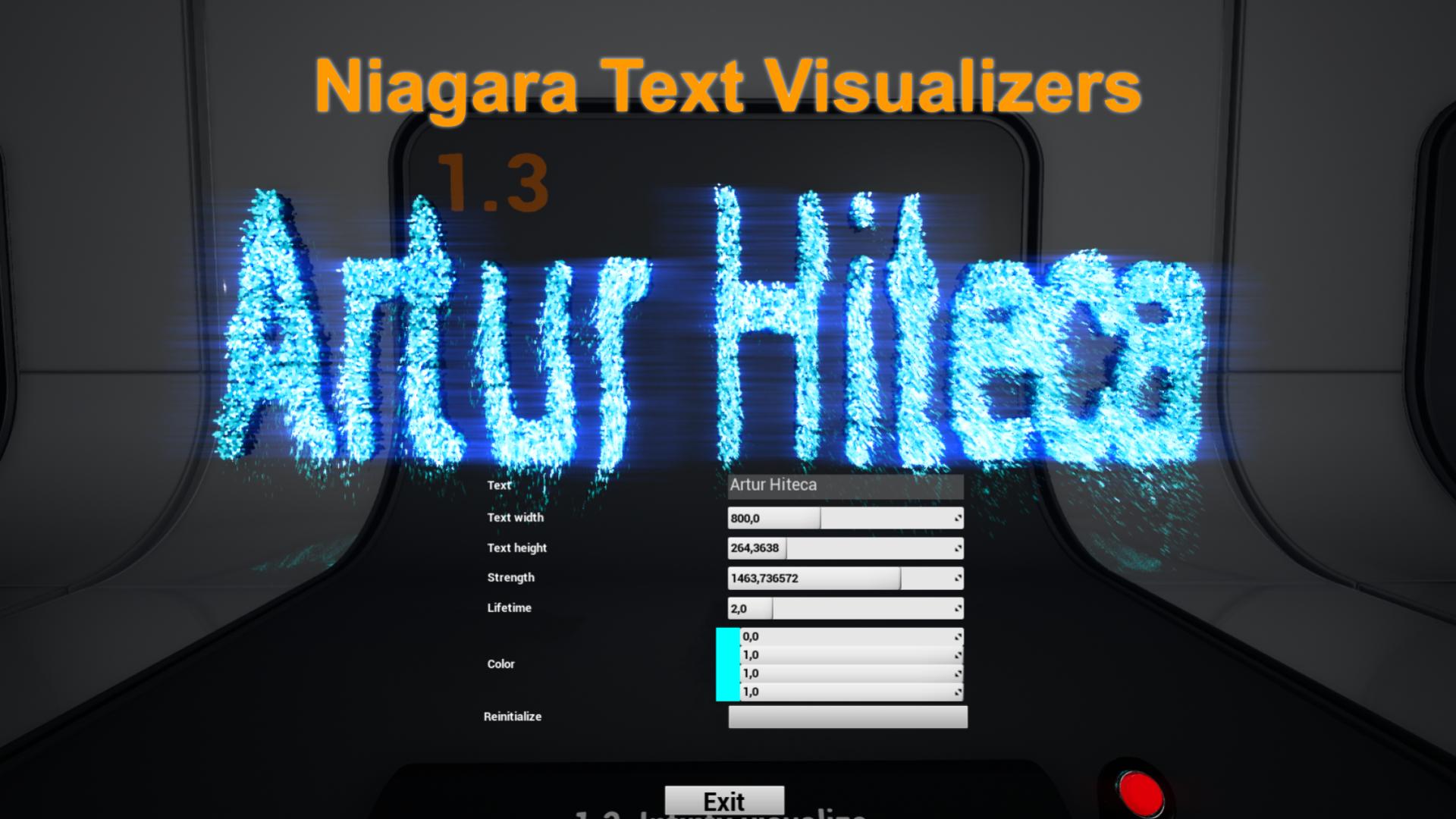LEAKED GAME ASSETS - Niagara Text Visualizers
